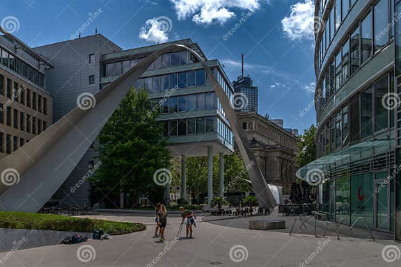 The Building Complex the Wave, Frankfurt, Westend, Germany Editorial ...