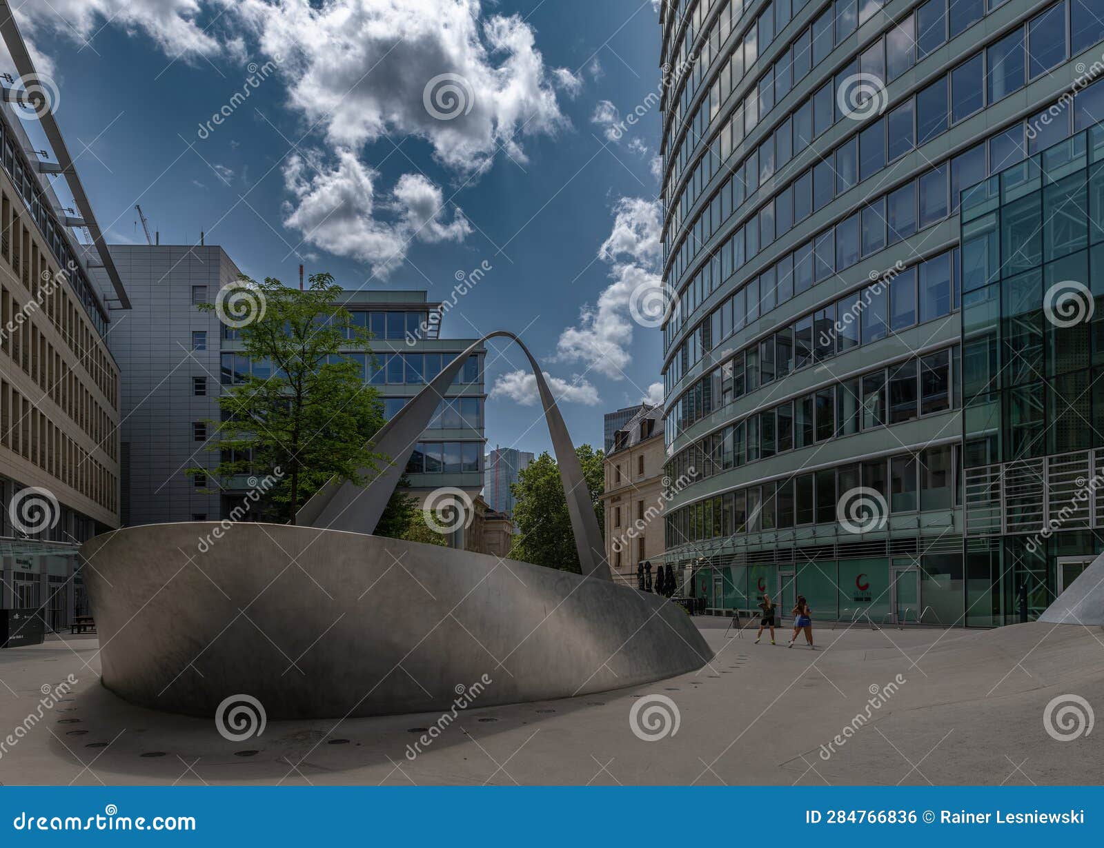The Building Complex the Wave, Frankfurt, Westend, Germany Editorial ...