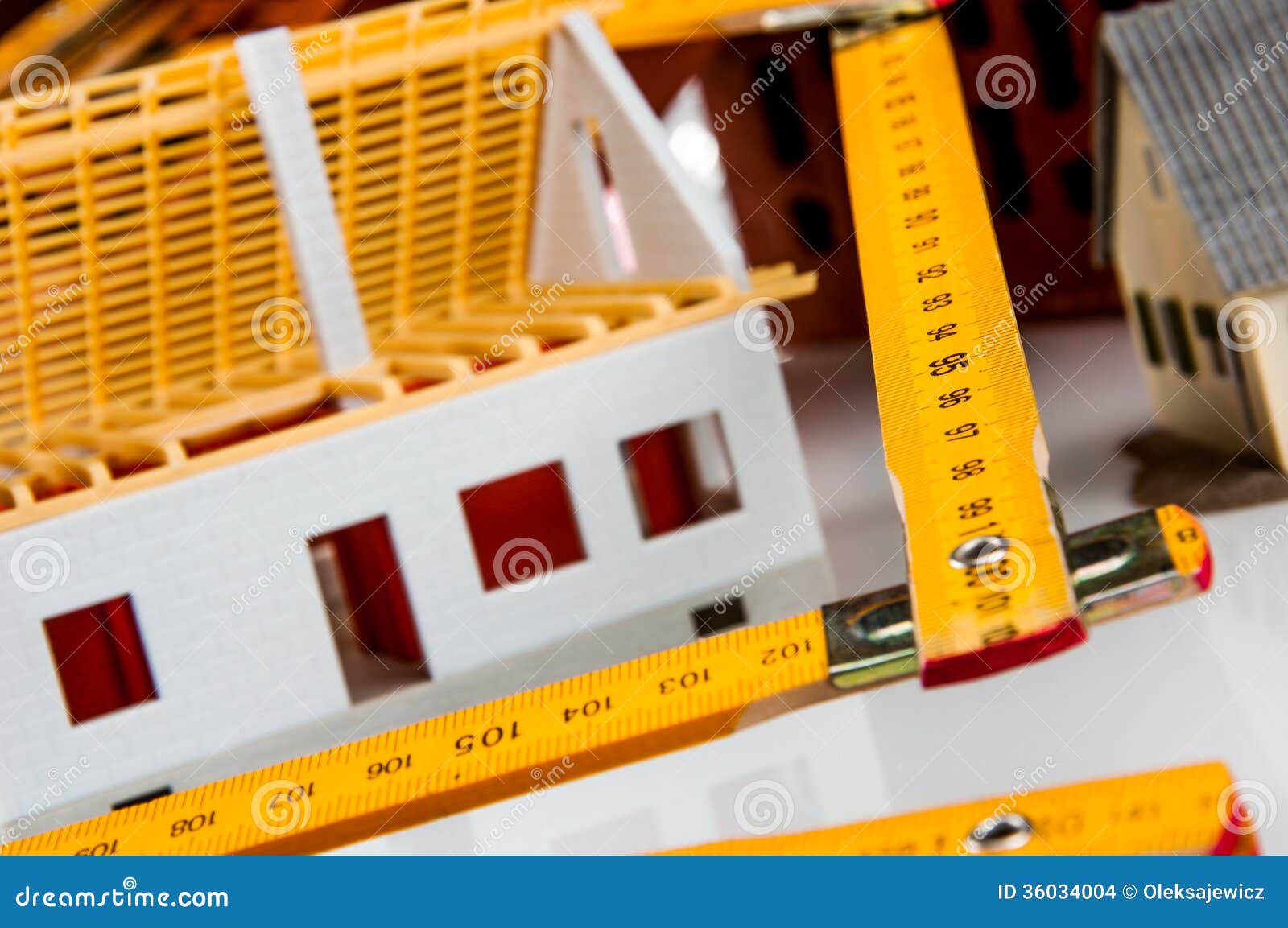 Building Concept with Construction Site Stuff Stock Photo - Image of ...