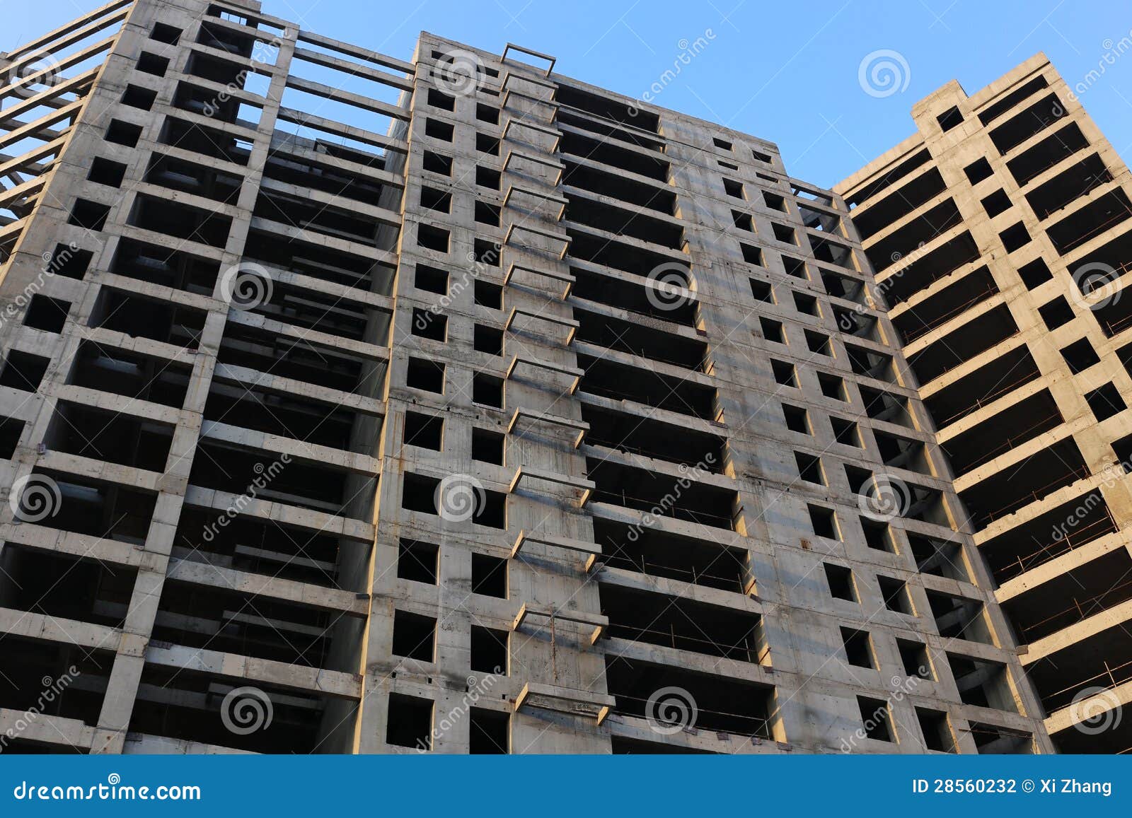 Building Concrete Structure Stock Photo - Image of place, facade: 28560232