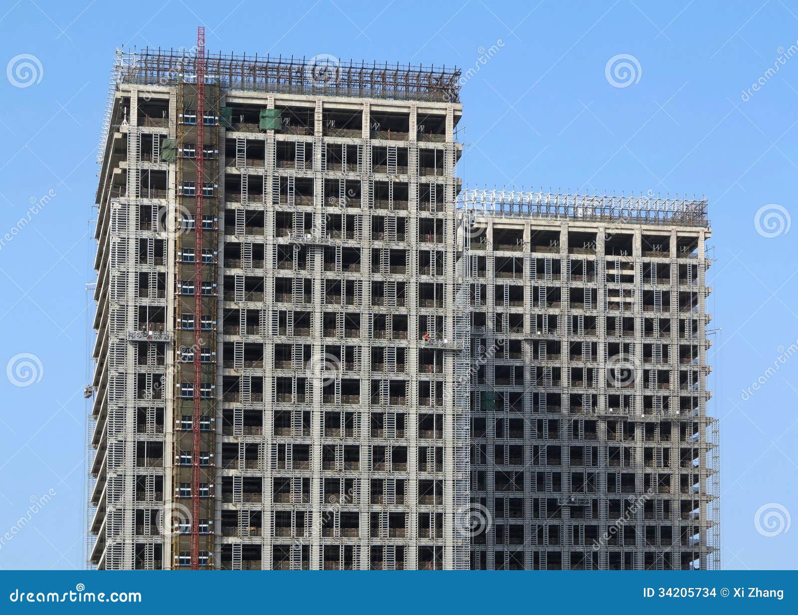 Building Concrete Structure Stock Photo - Image of structure, work ...