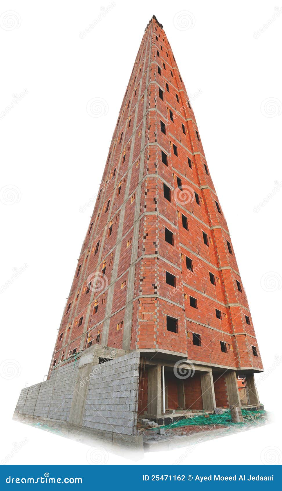 Building cone shaped stock illustration. Illustration of skyscraper ...