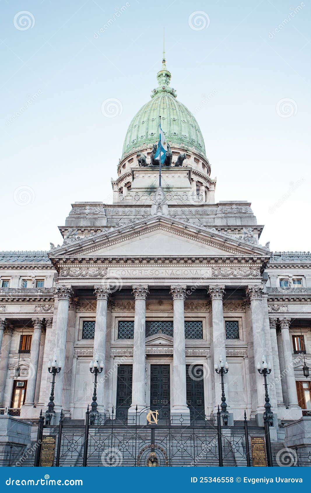 Building of Congress in Buenos Aires Stock Photo - Image of centro ...