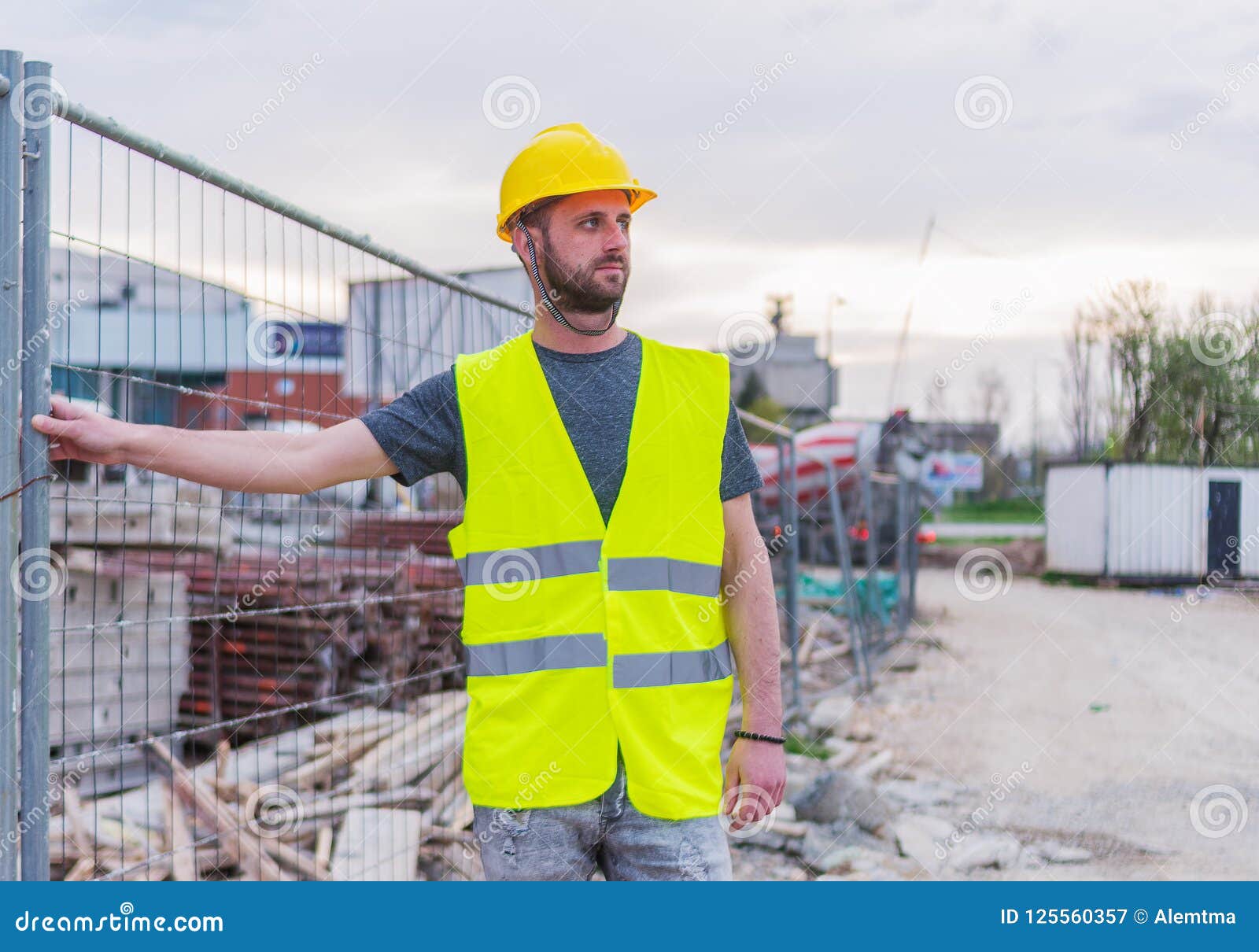 Building Construciton Worker Engineer Stock Image - Image of site ...