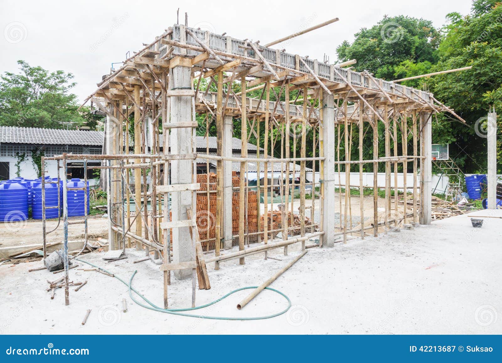 Building construct site stock image. Image of outdoor - 42213687