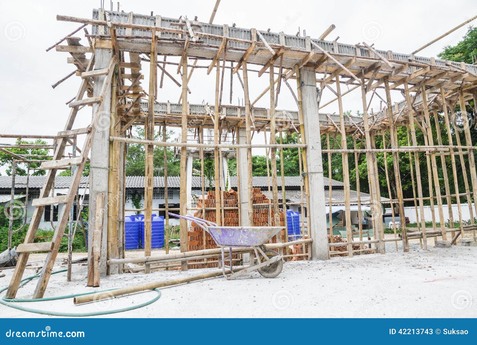 Building construct site stock image. Image of site, prop - 42213743