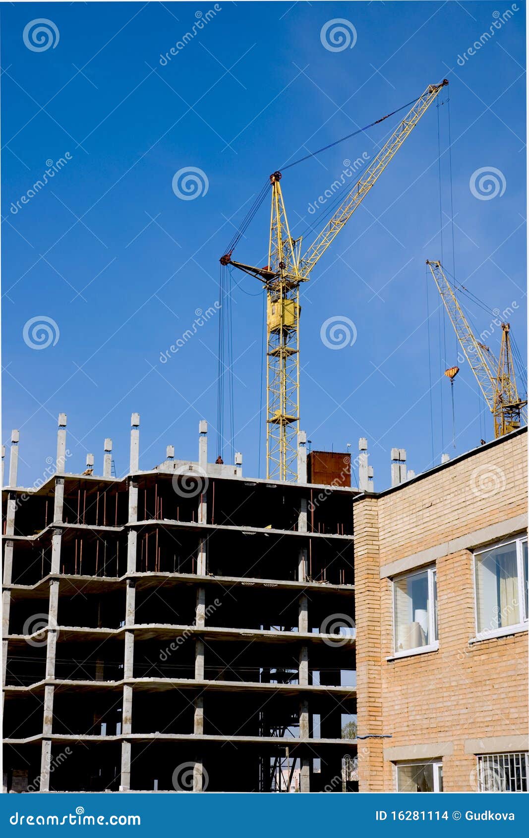 Building construction stock photo. Image of construction - 16281114