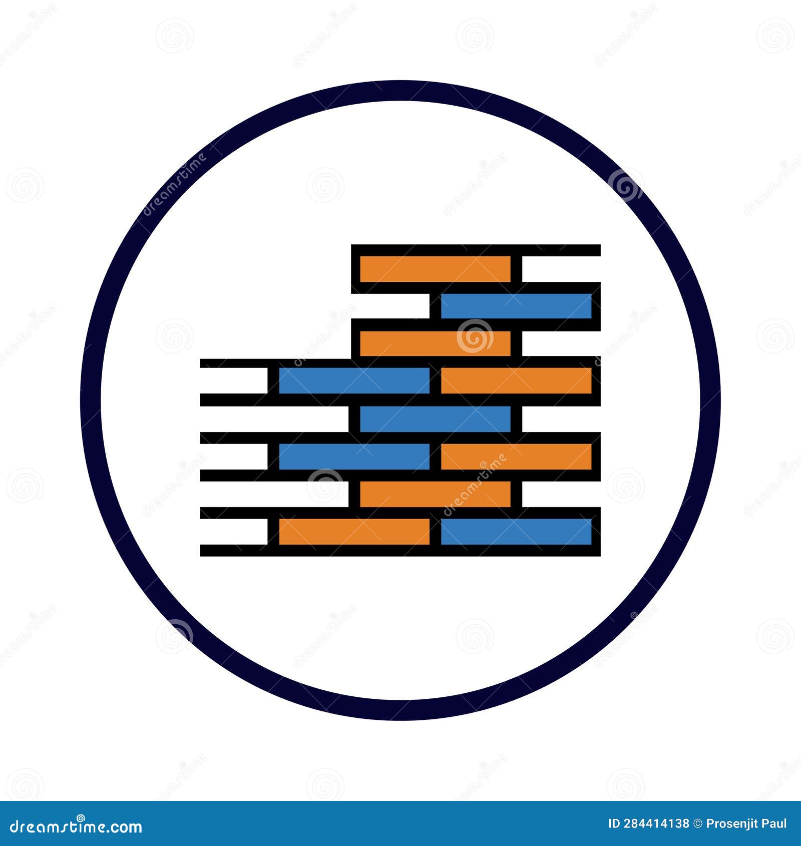 Building, Construction, Bricks, Building Wall Construction Icon Stock ...