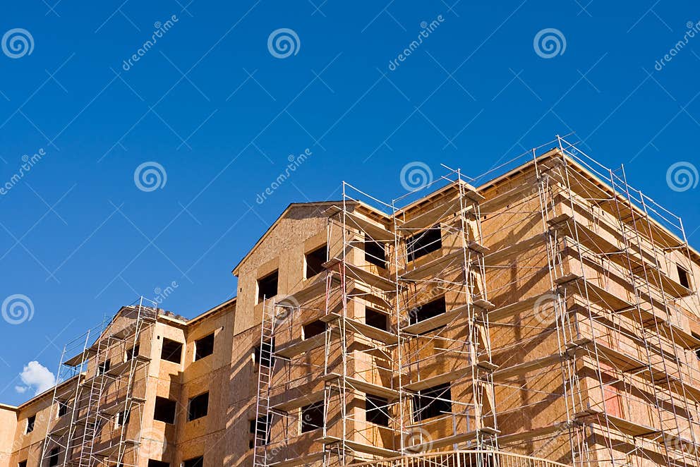 Building Construction (corner) Stock Image - Image of structure ...