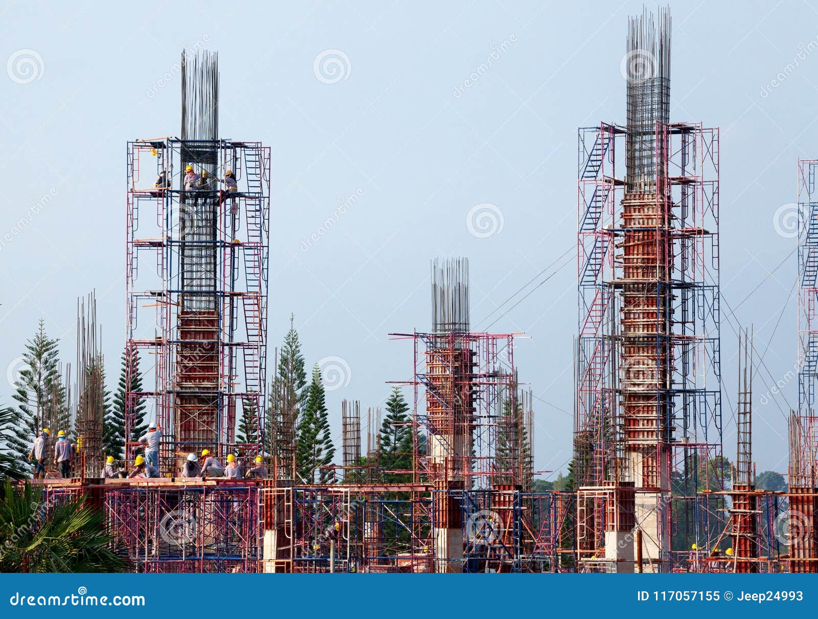 Building Construction Engineering Editorial Image - Image of power ...
