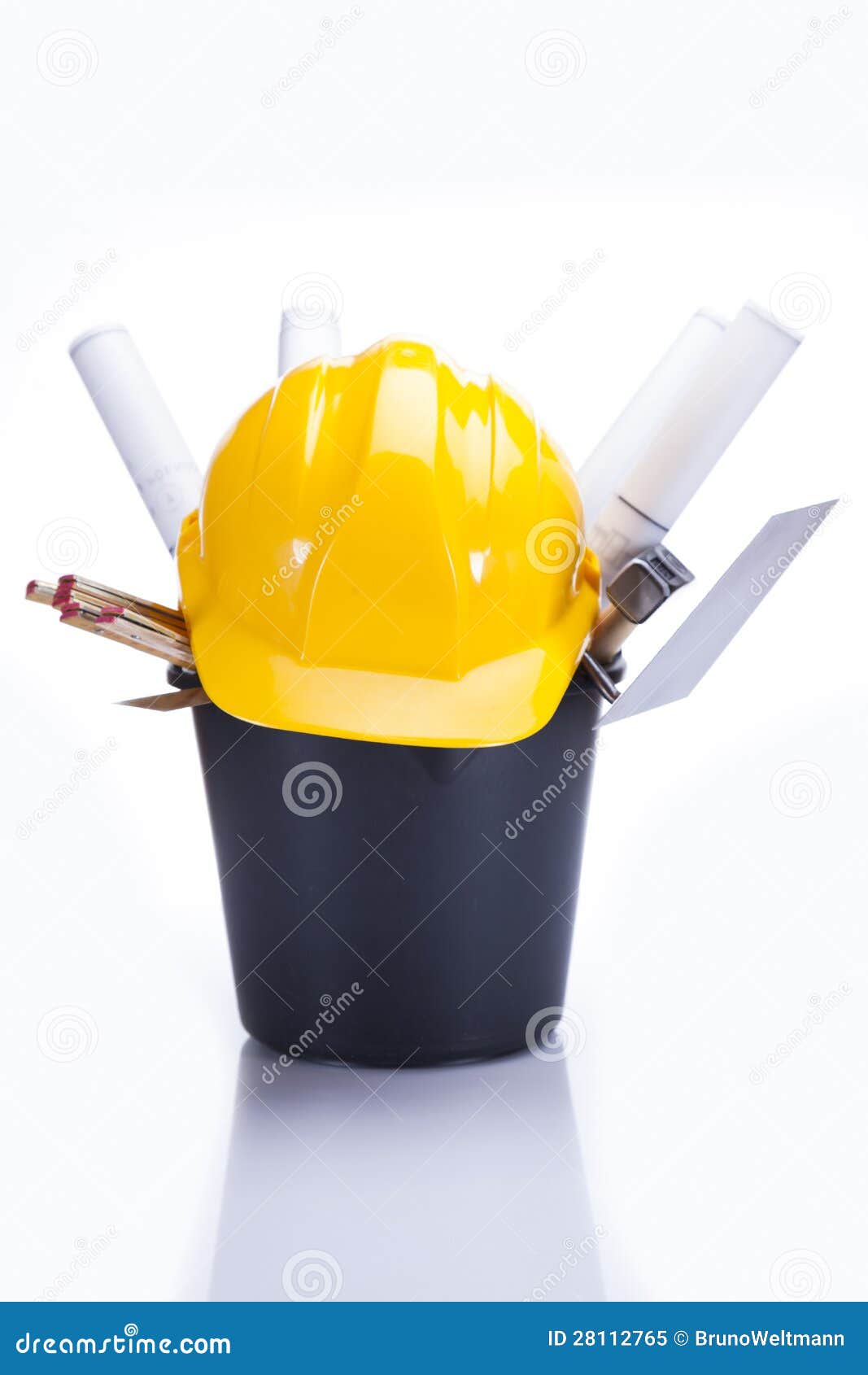 Building and Construction Equipment Stock Image - Image of white, brick ...