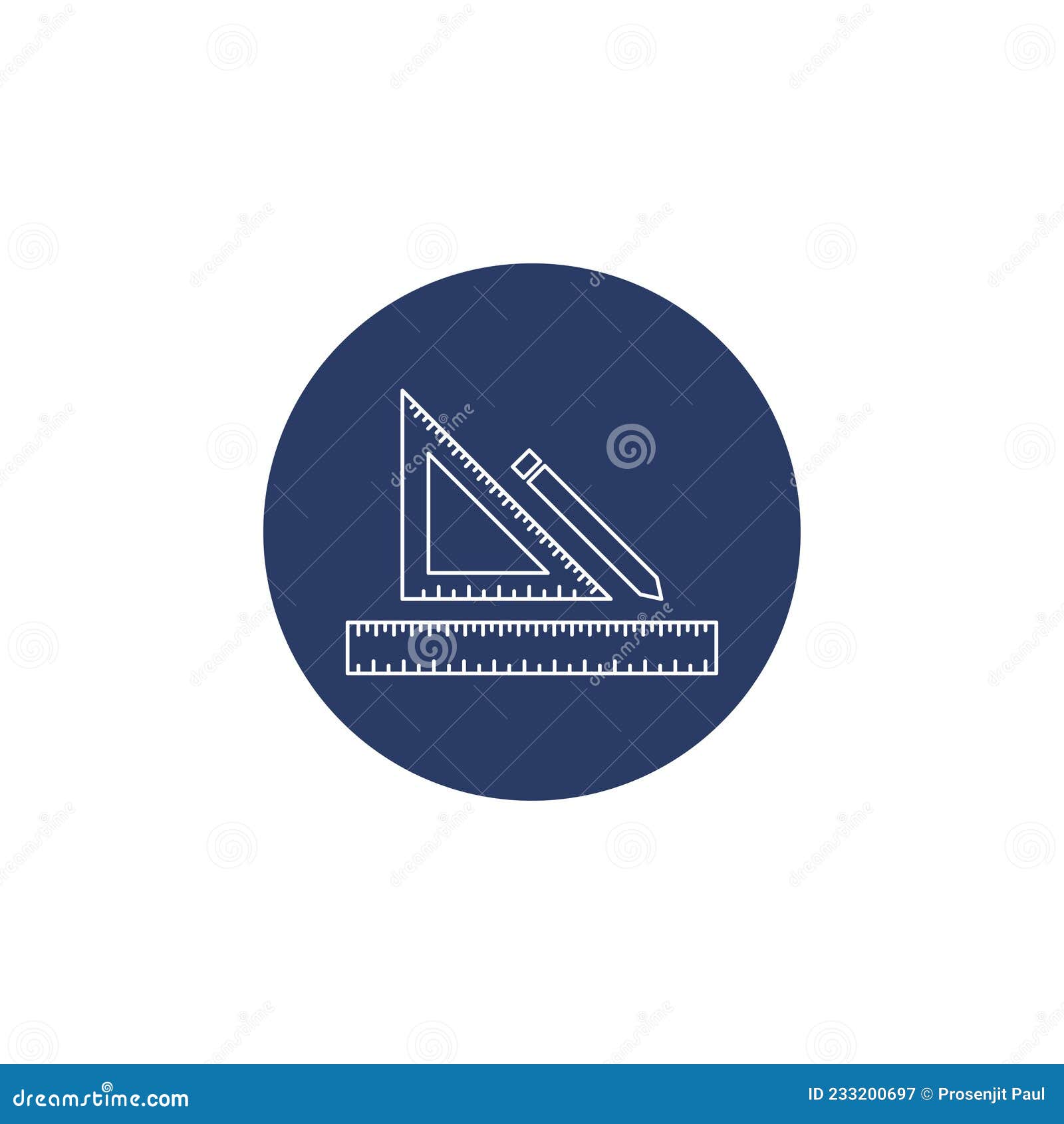 Building Construction Industry Measurement Icon Stock Vector ...