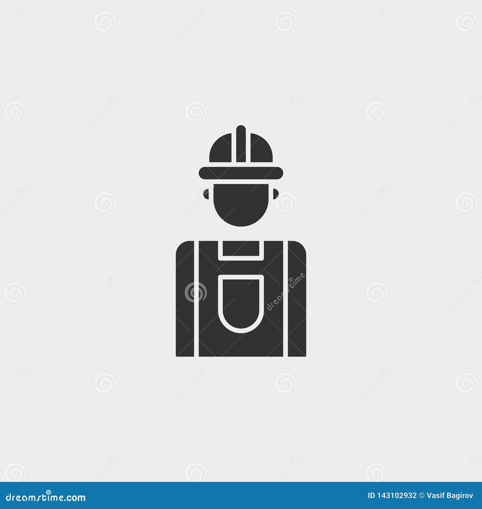 Building, Construction, Industry, Worker, Icon, Flat Illustration ...