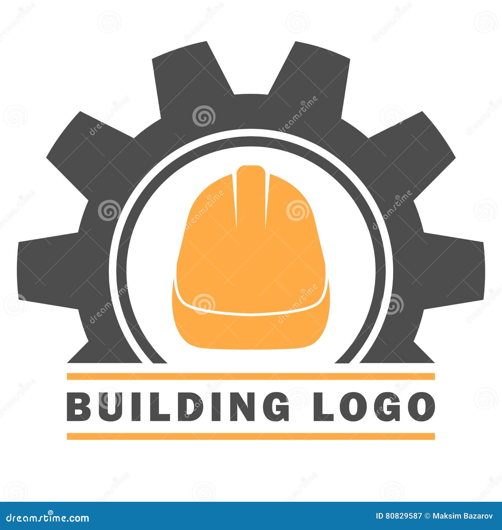 Building construction logo stock vector. Illustration of black - 80829587