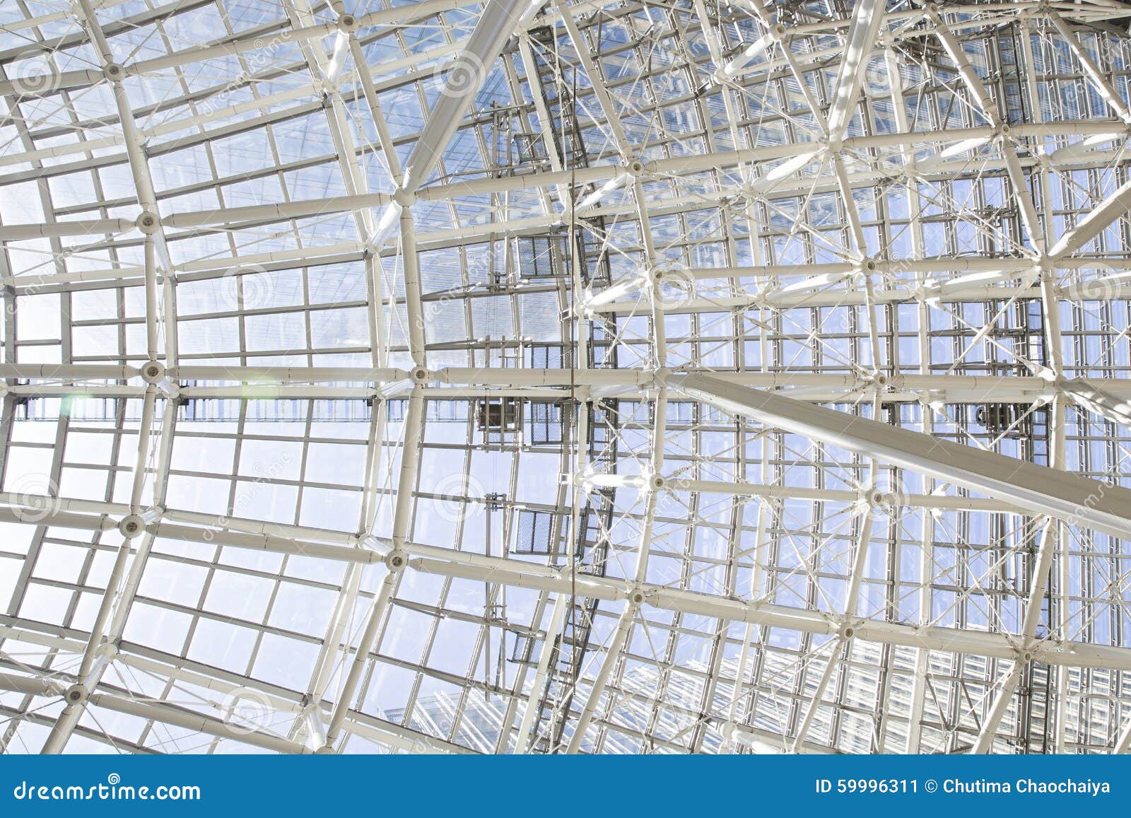 Building Construction of Metal Steel Framework Stock Image - Image of ...