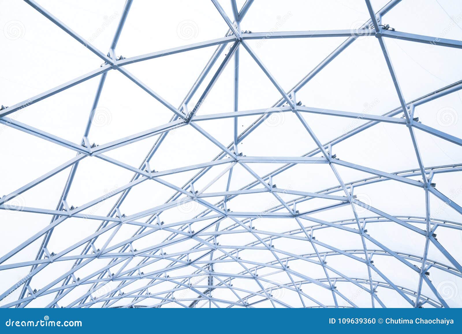 Building Construction of Metal Steel Framework Outdoors Stock Photo ...