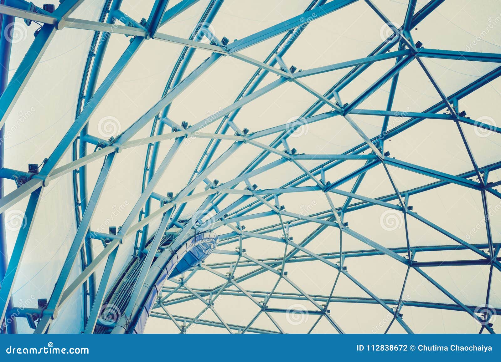 Building Construction of Metal Steel Framework Outdoors Stock Photo ...