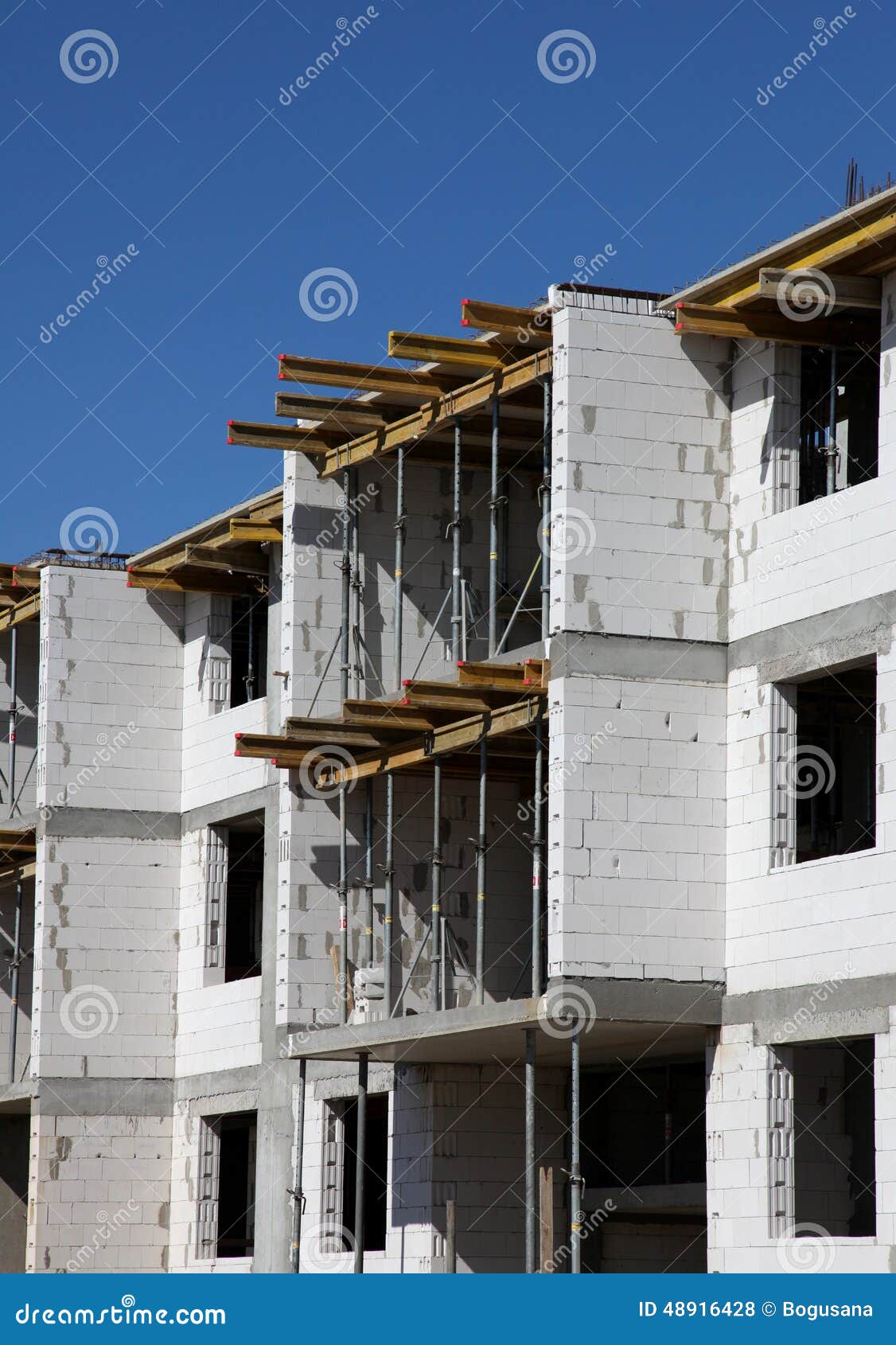 Building construction stock photo. Image of facade, style - 48916428