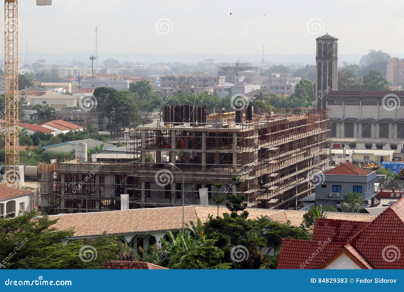Building Construction in Pointe-Noire Editorial Stock Photo - Image of ...