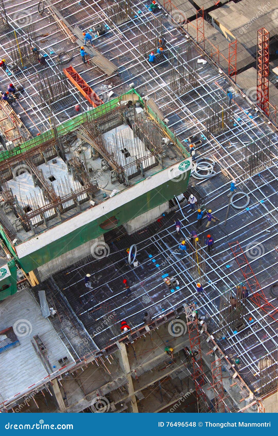 The Building On Construction Process Royalty-Free Stock Image | CartoonDealer.com #76496548