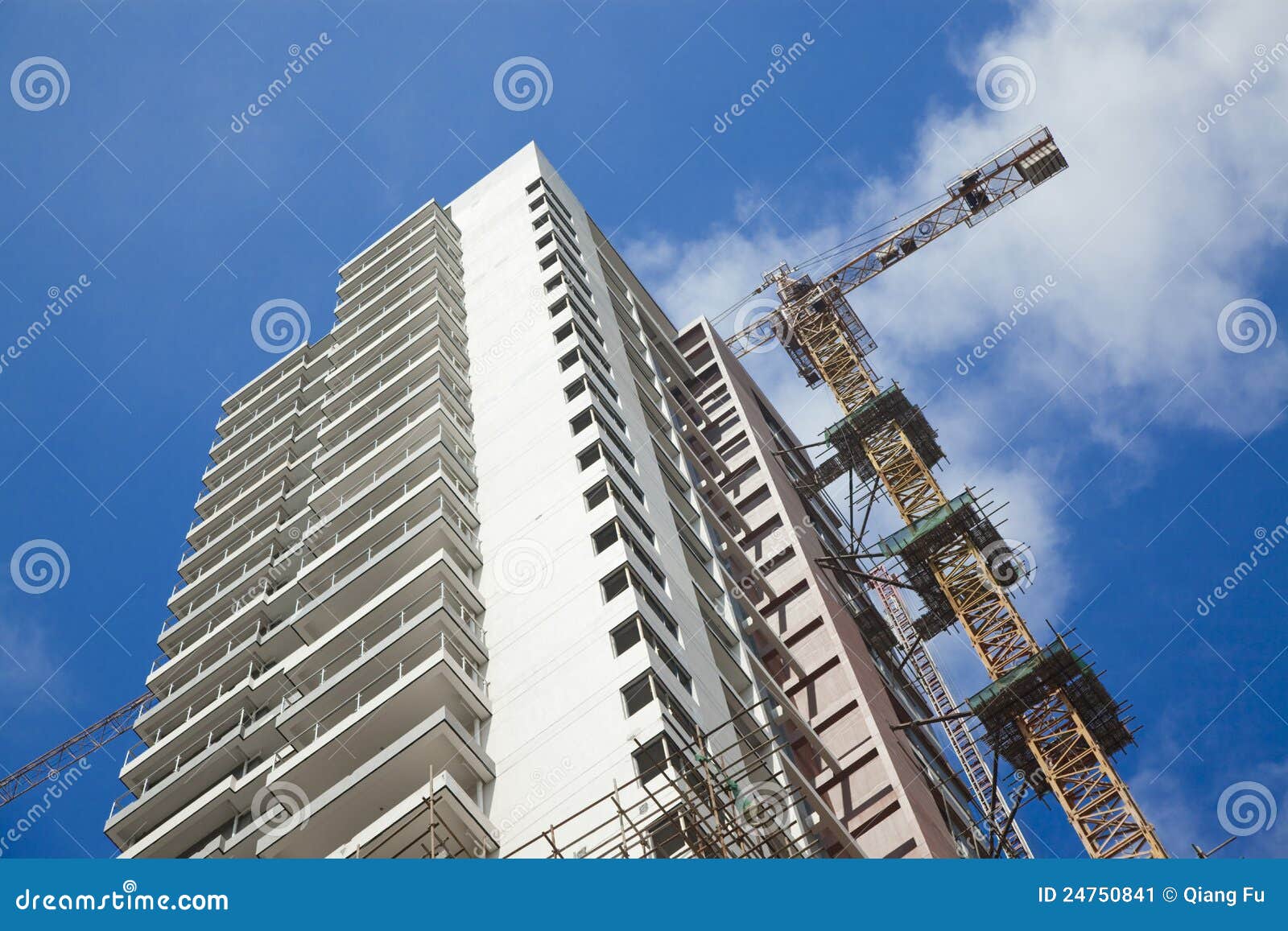 Building construction site stock image. Image of built - 24750841