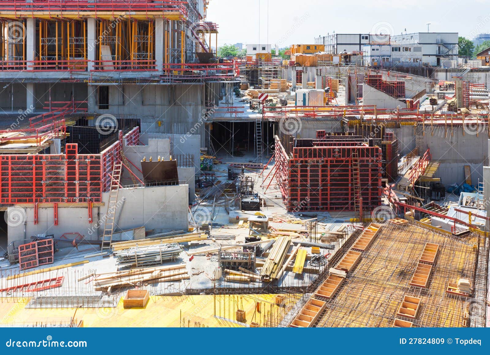 Building Construction Site stock image. Image of skyscraper - 27824809