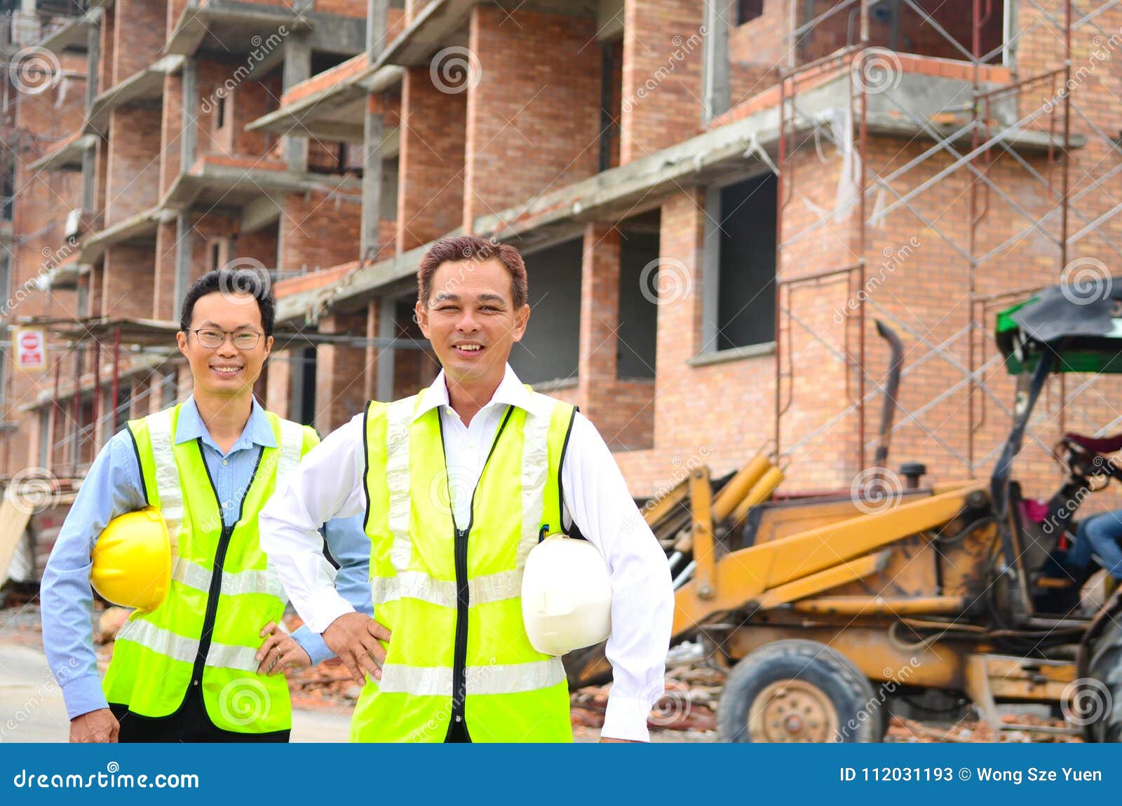 Building construction site stock image. Image of asian - 112031193