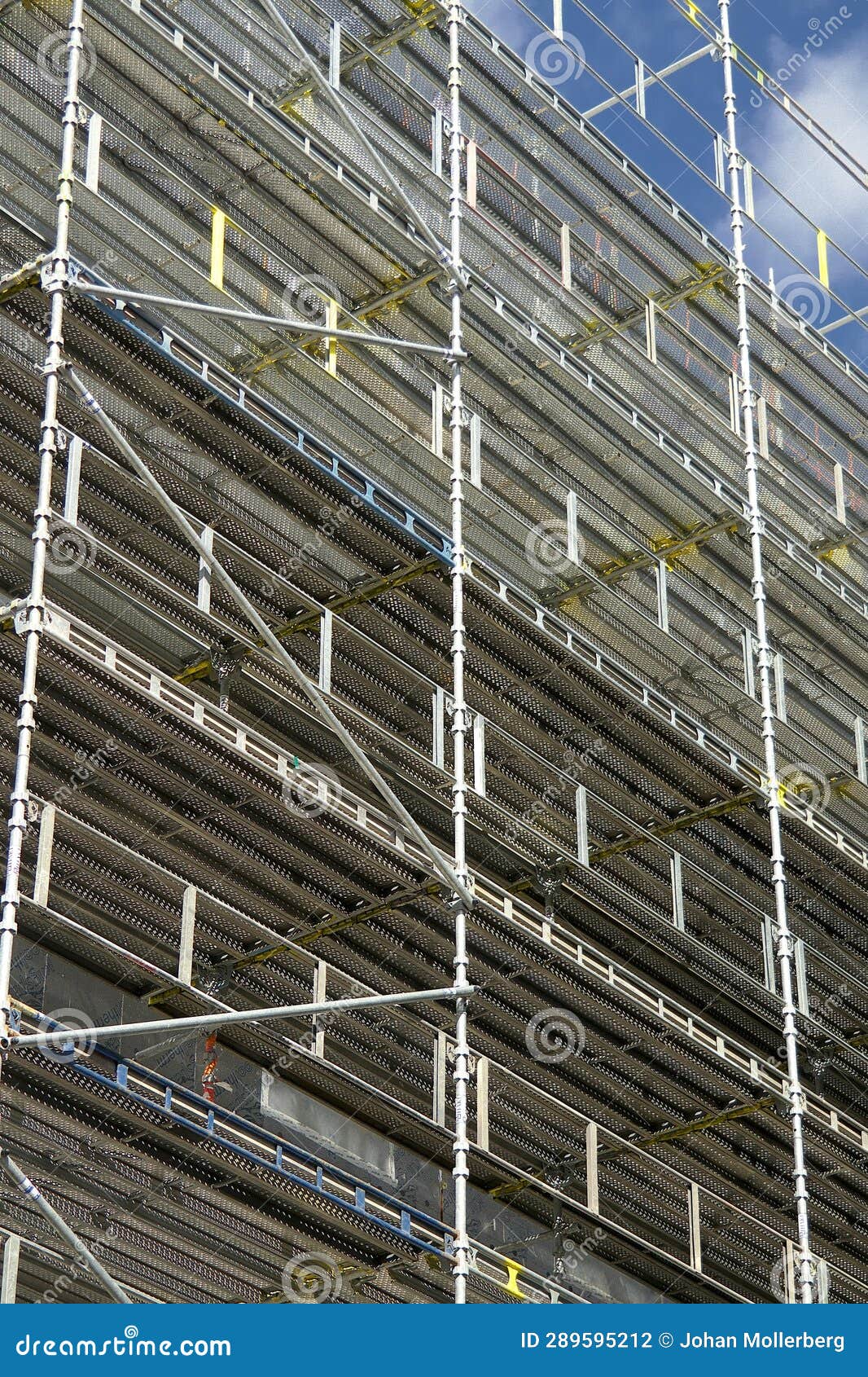 Building Construction Site, Look Up View Stock Photo - Image of ...