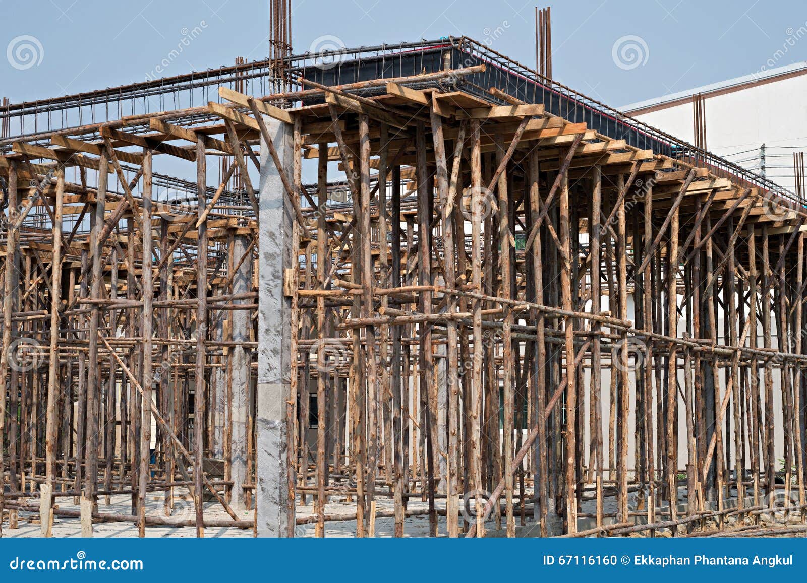 Building & Construction Site in Progress Stock Photo - Image of tile ...