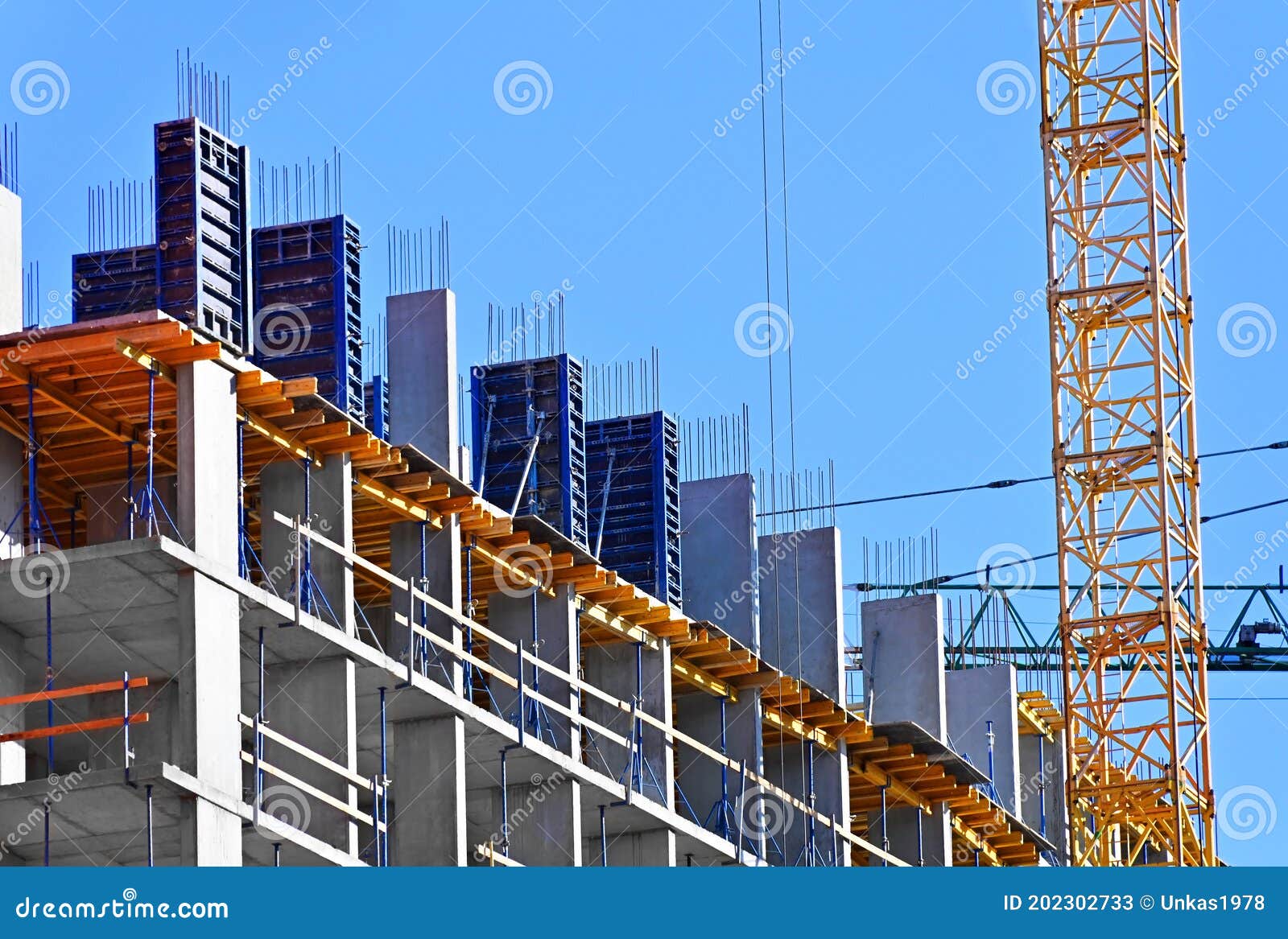 Construction site work stock image. Image of cityscape - 202302733