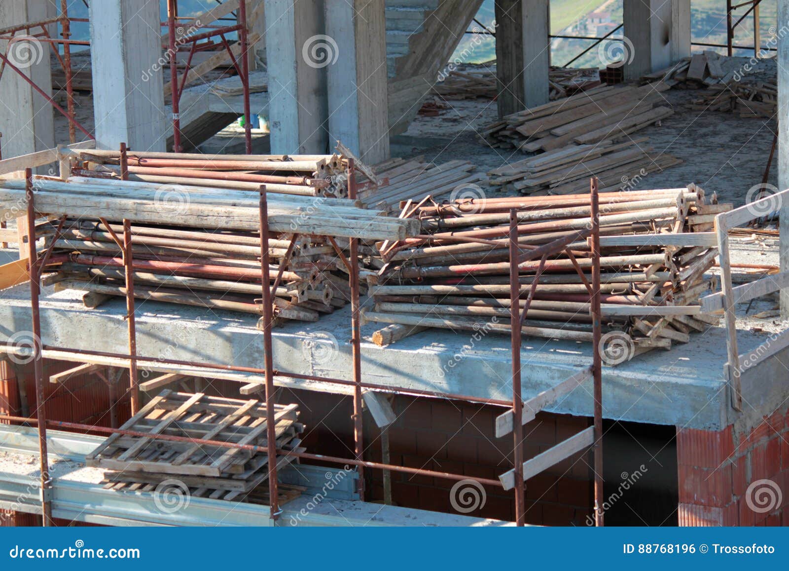 Building construction stock photo. Image of landscape - 88768196