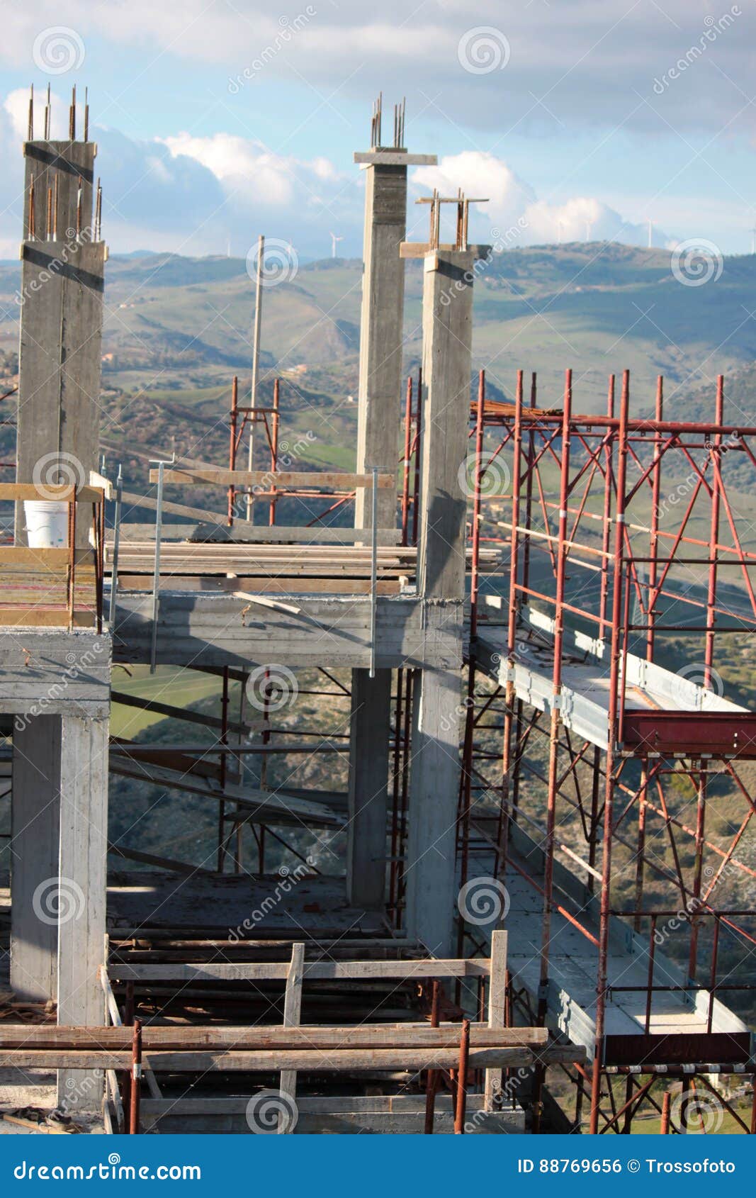 Building construction stock photo. Image of country, cement - 88769656