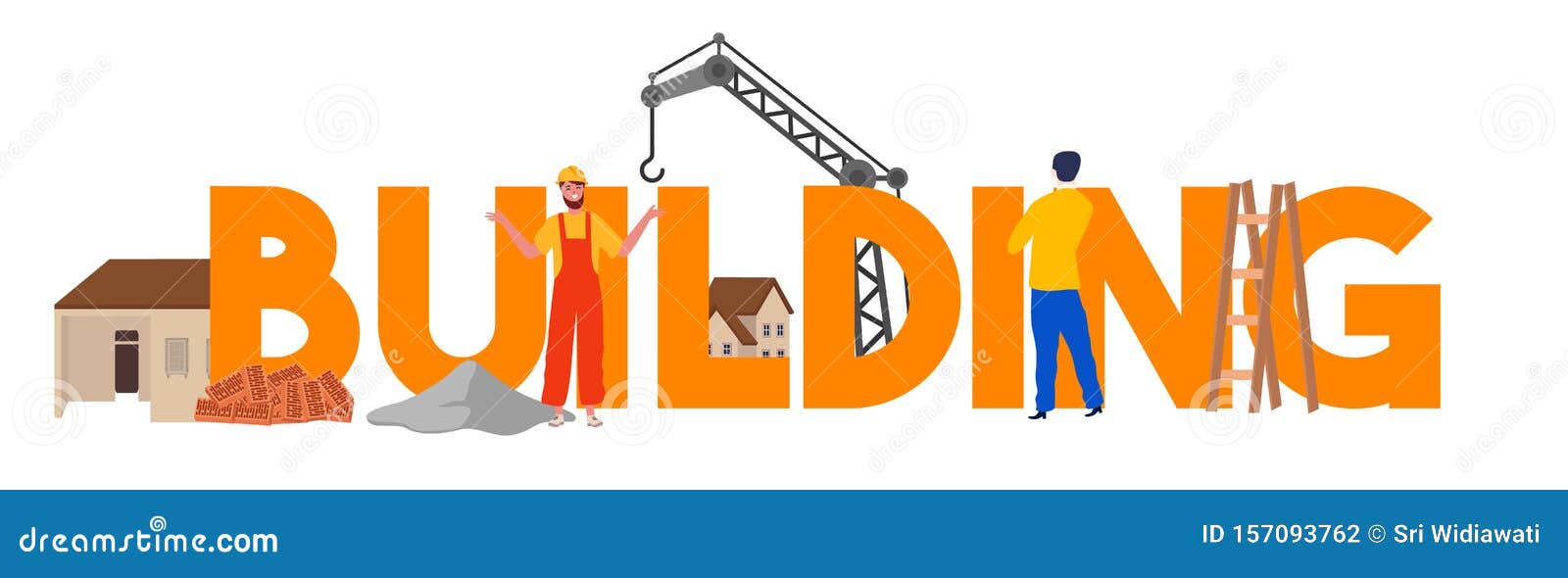 The Work House Monogram Logo Vector Illustration | CartoonDealer.com ...