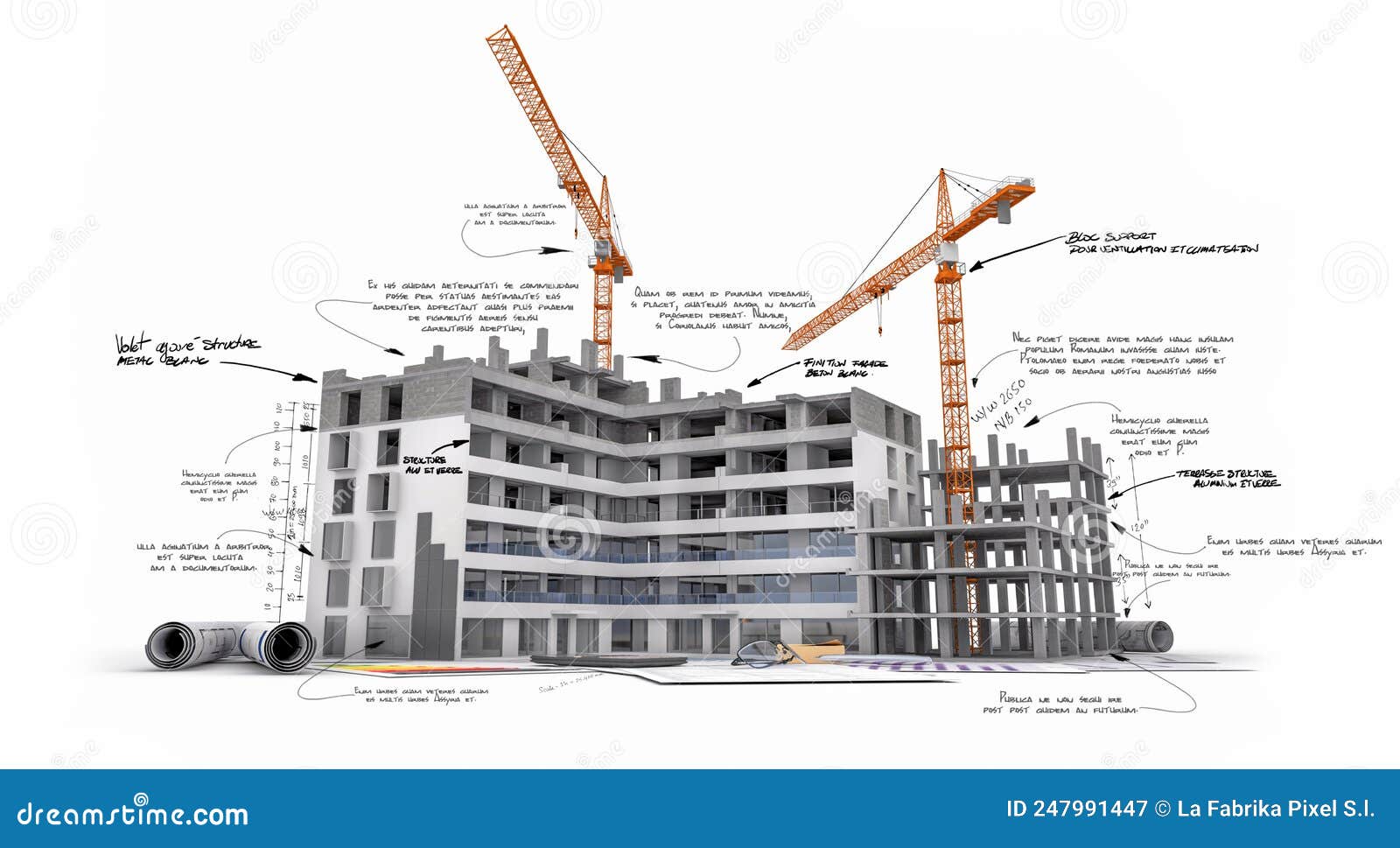 Building Construction Technical Details Stock Illustration ...