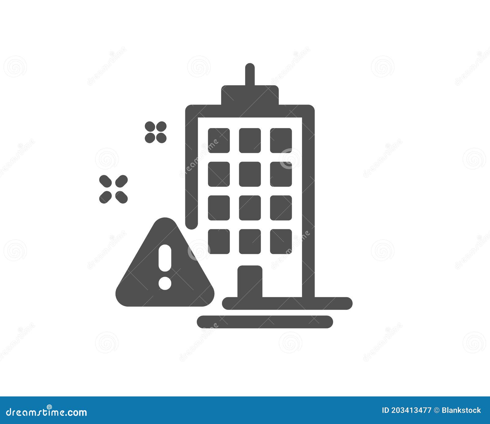Building Construction Warning Icon. Attention Triangle Sign. Vector ...