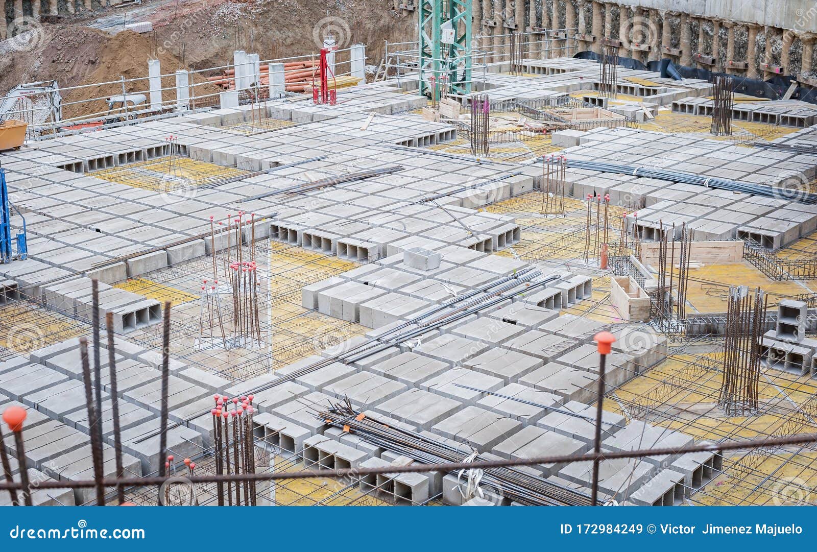 Building Construction Work in Progress Stock Image - Image of ...