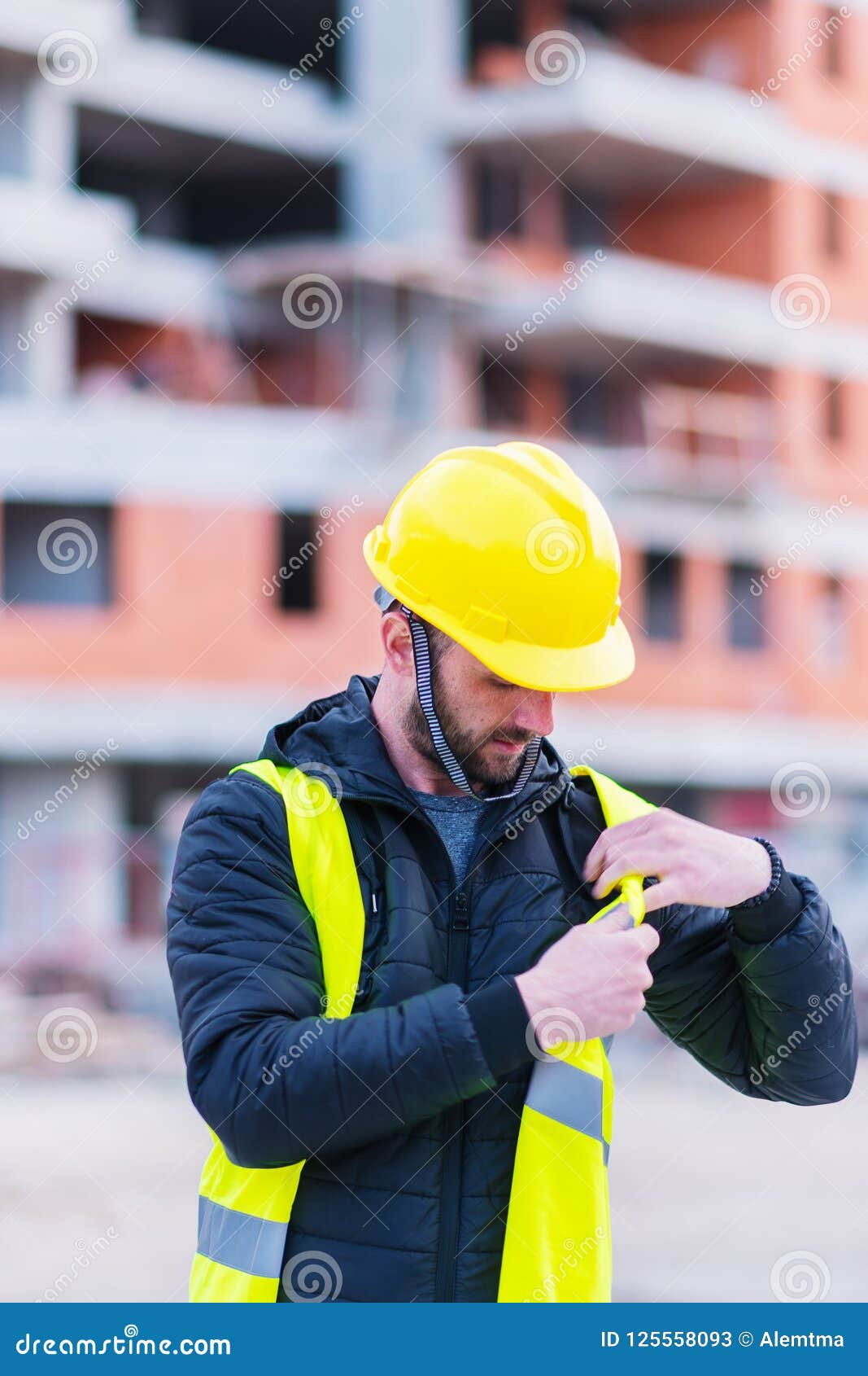 Building Construction Worker Engineer Stock Image - Image of build ...