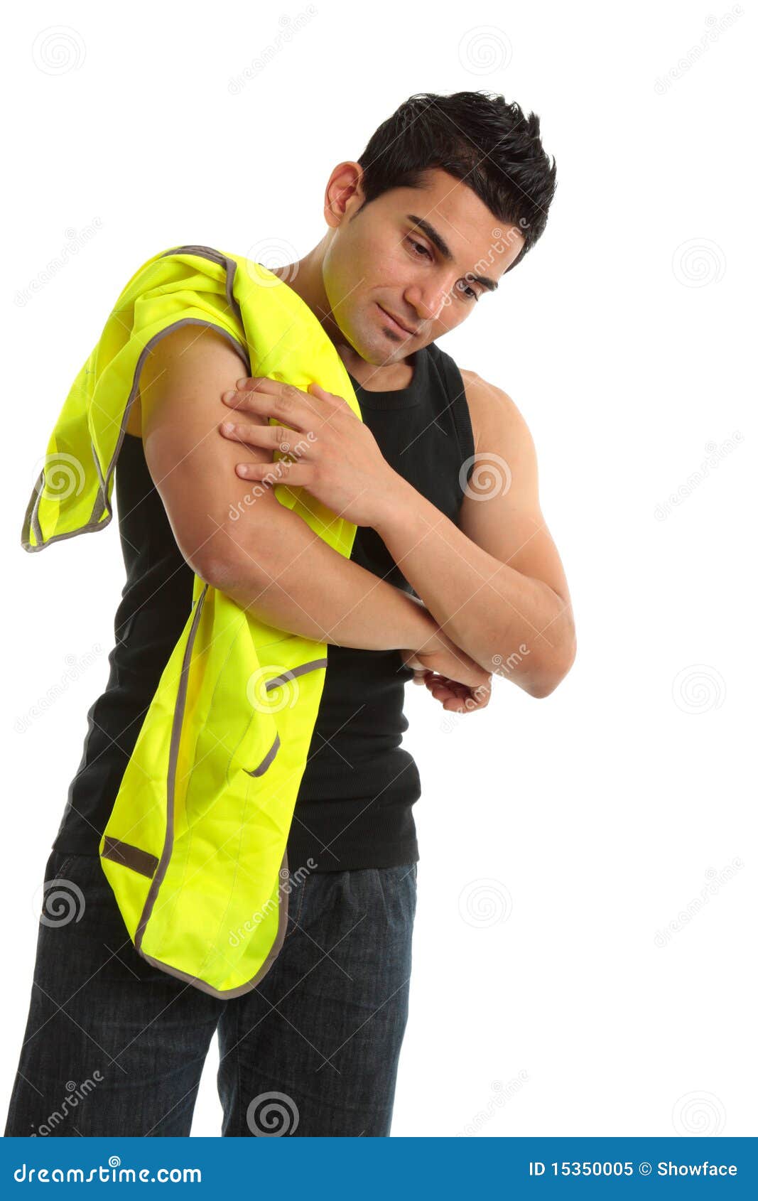 Building Construction Worker Injury Stock Image - Image of affliction ...