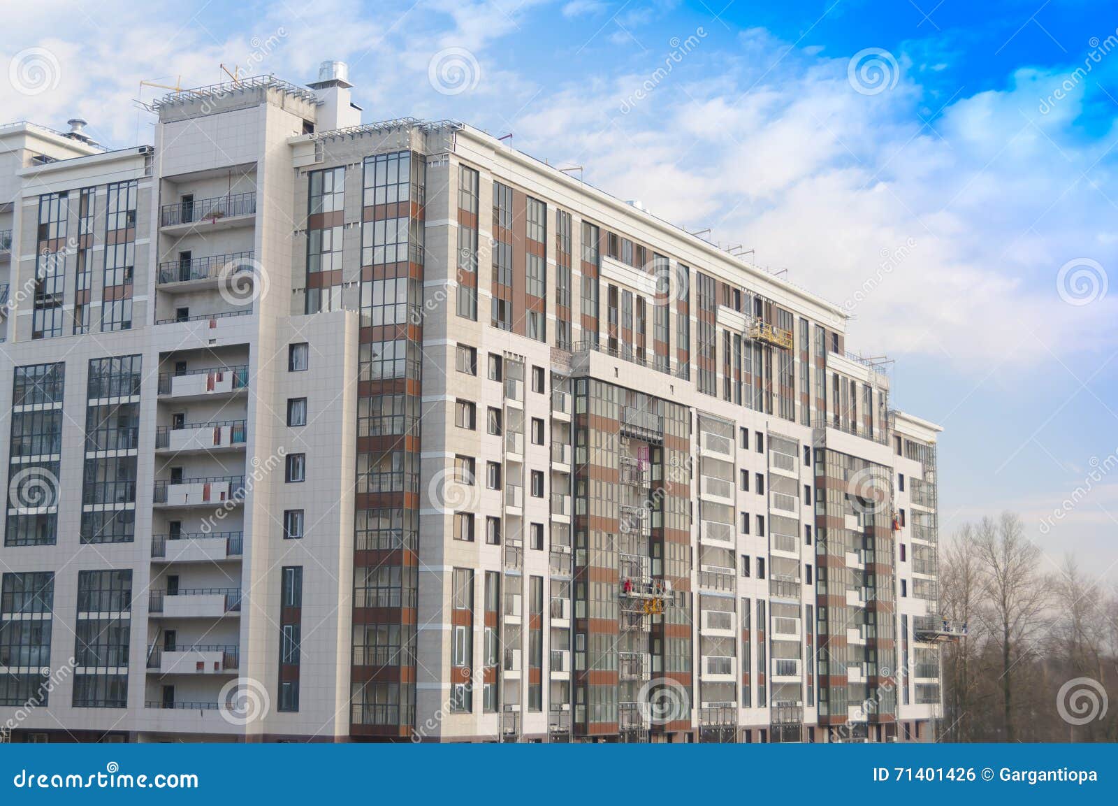 Building construction zone stock photo. Image of business - 71401426