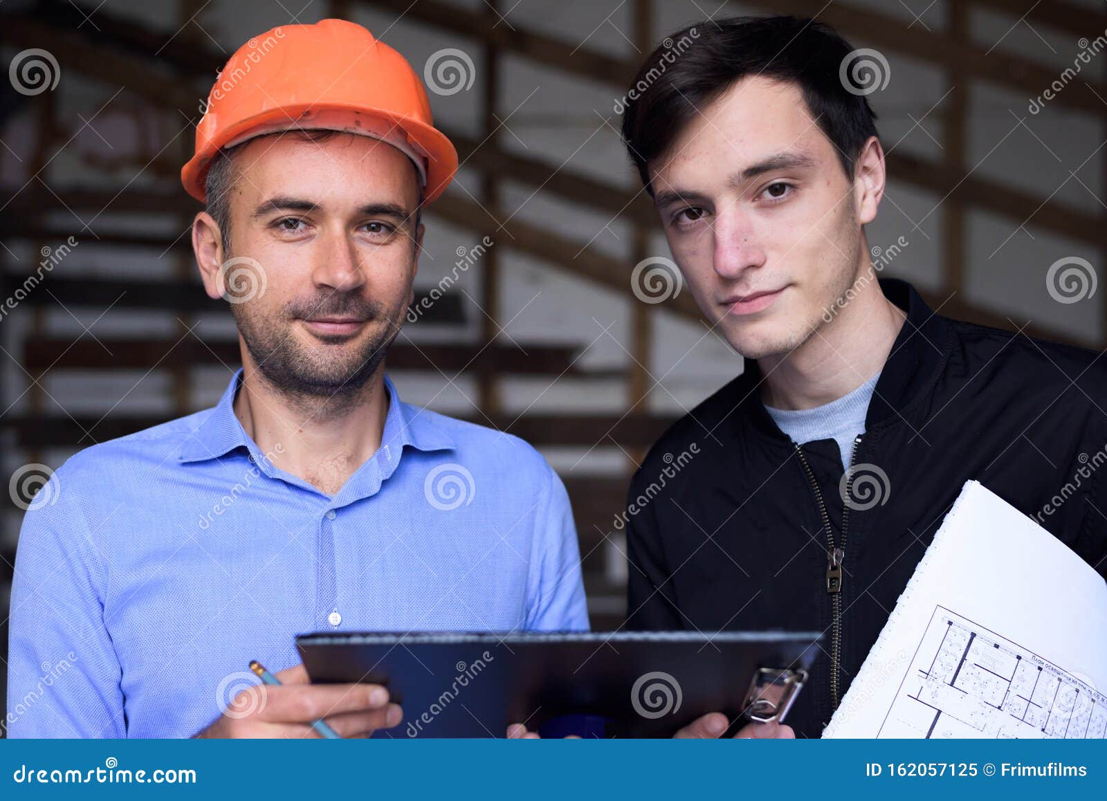 Building Constructor Architect Engineer Stock Image - Image of labor ...