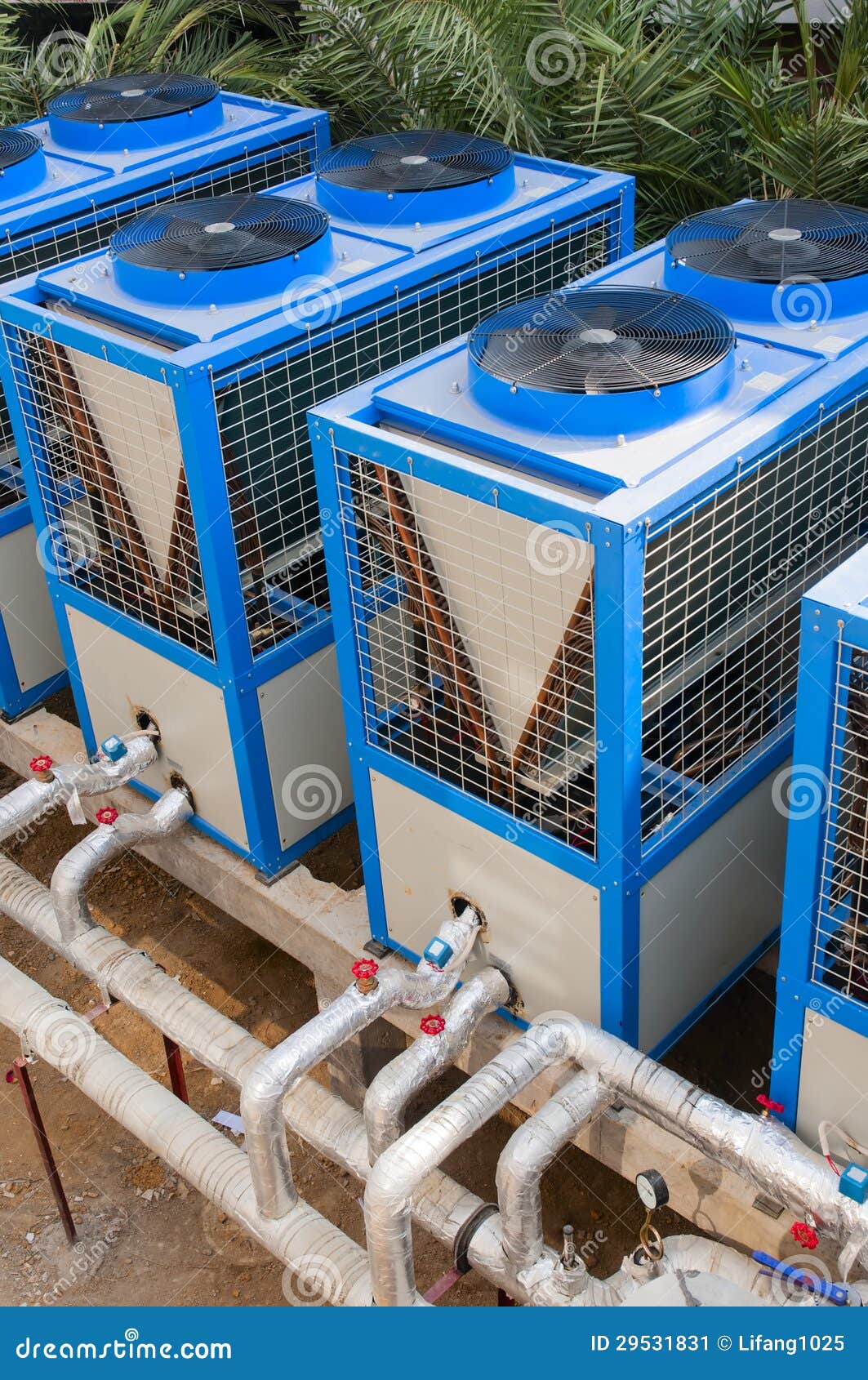 Building cooling assembly stock image. Image of centeral - 29531831