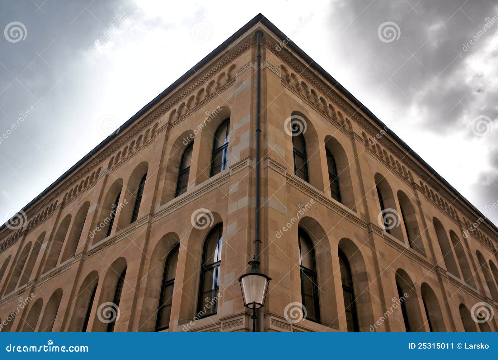 Building corner stock image. Image of drain, decorations - 25315011