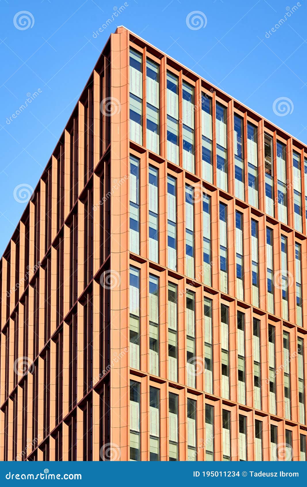 Building corner stock photo. Image of contemporary, modern - 195011234