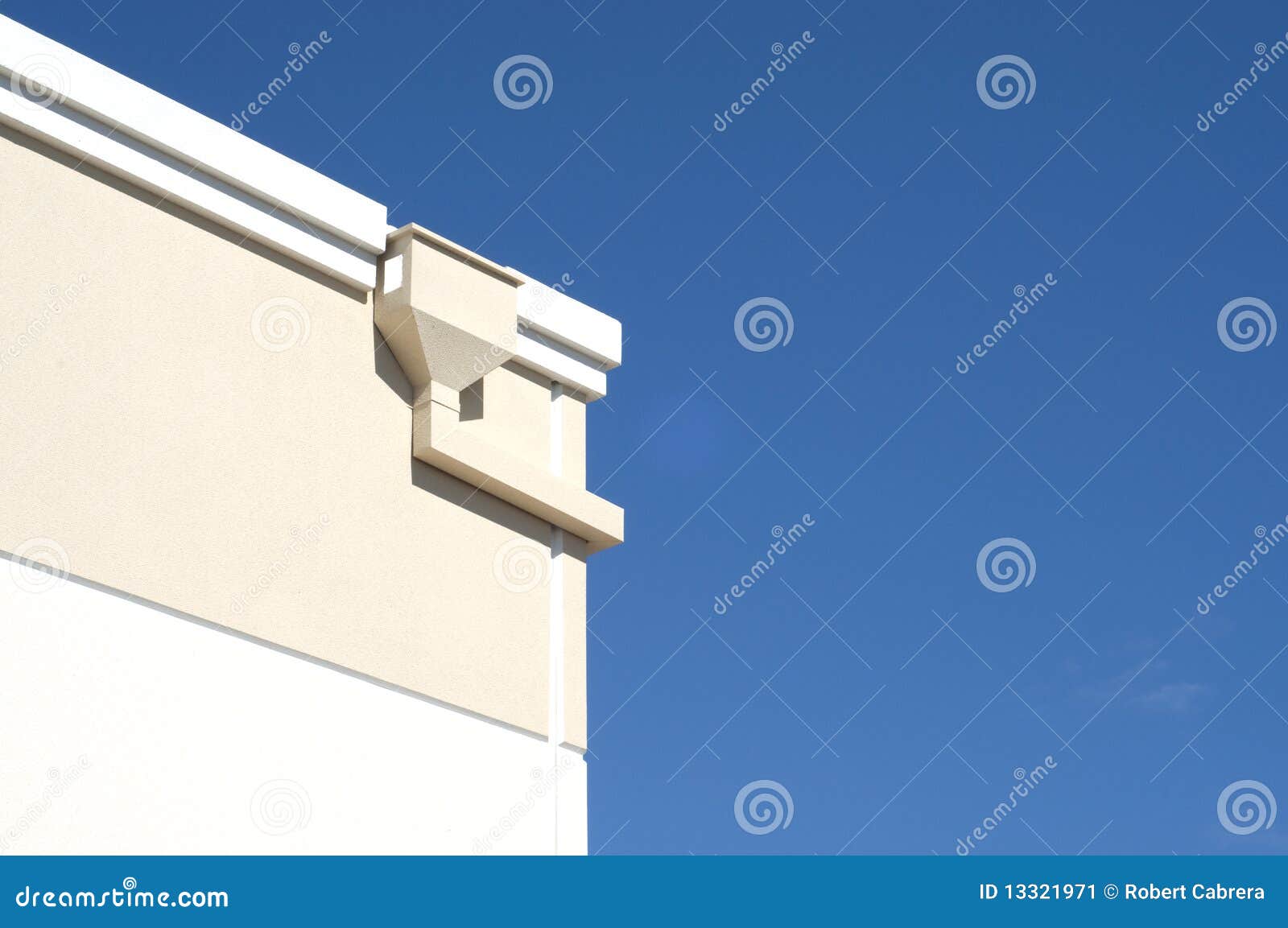 Building Corner Detail stock image. Image of gutter, space - 13321971