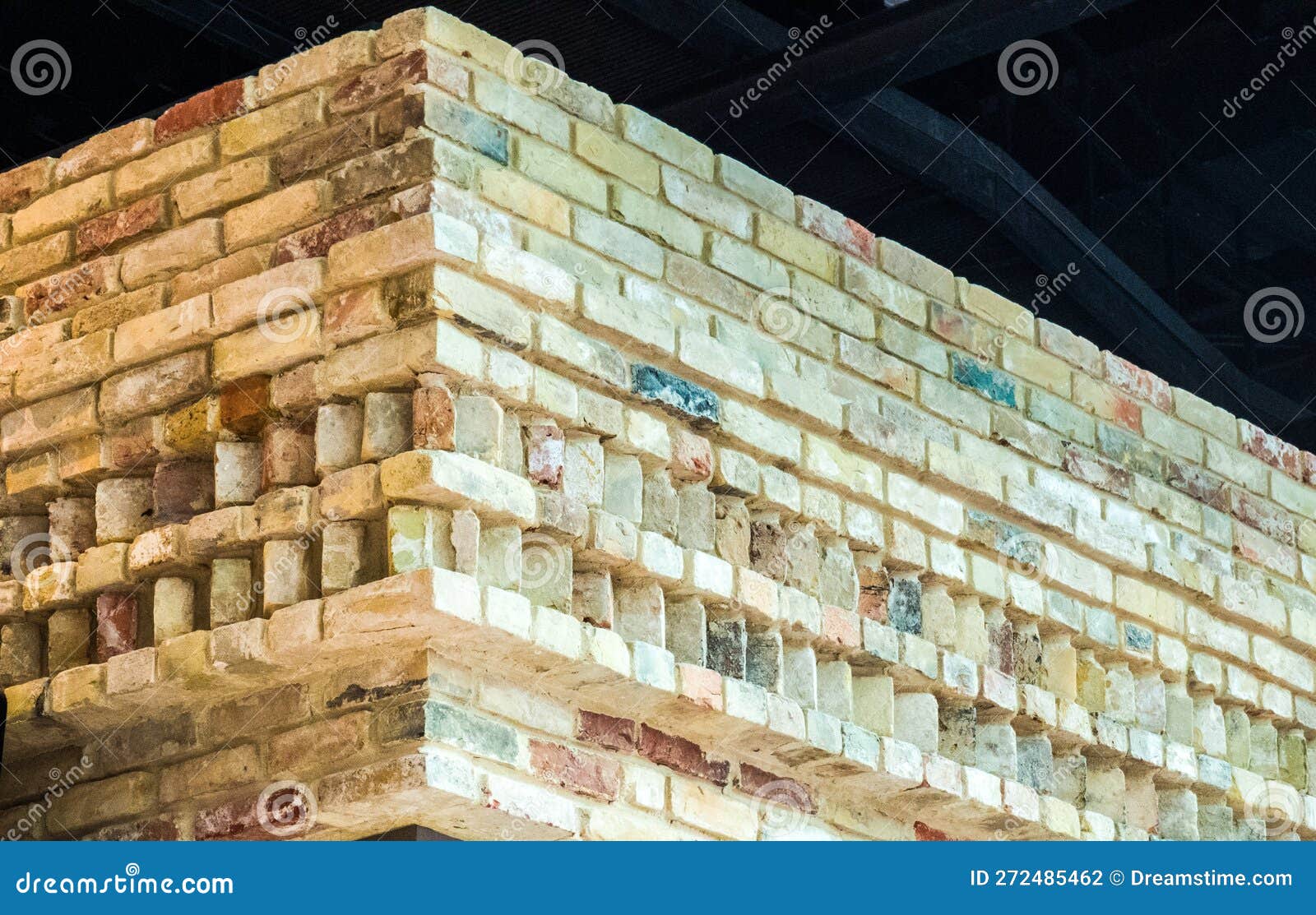 Building Corner. Modern Brick Architecture Stock Photo - Image of ...