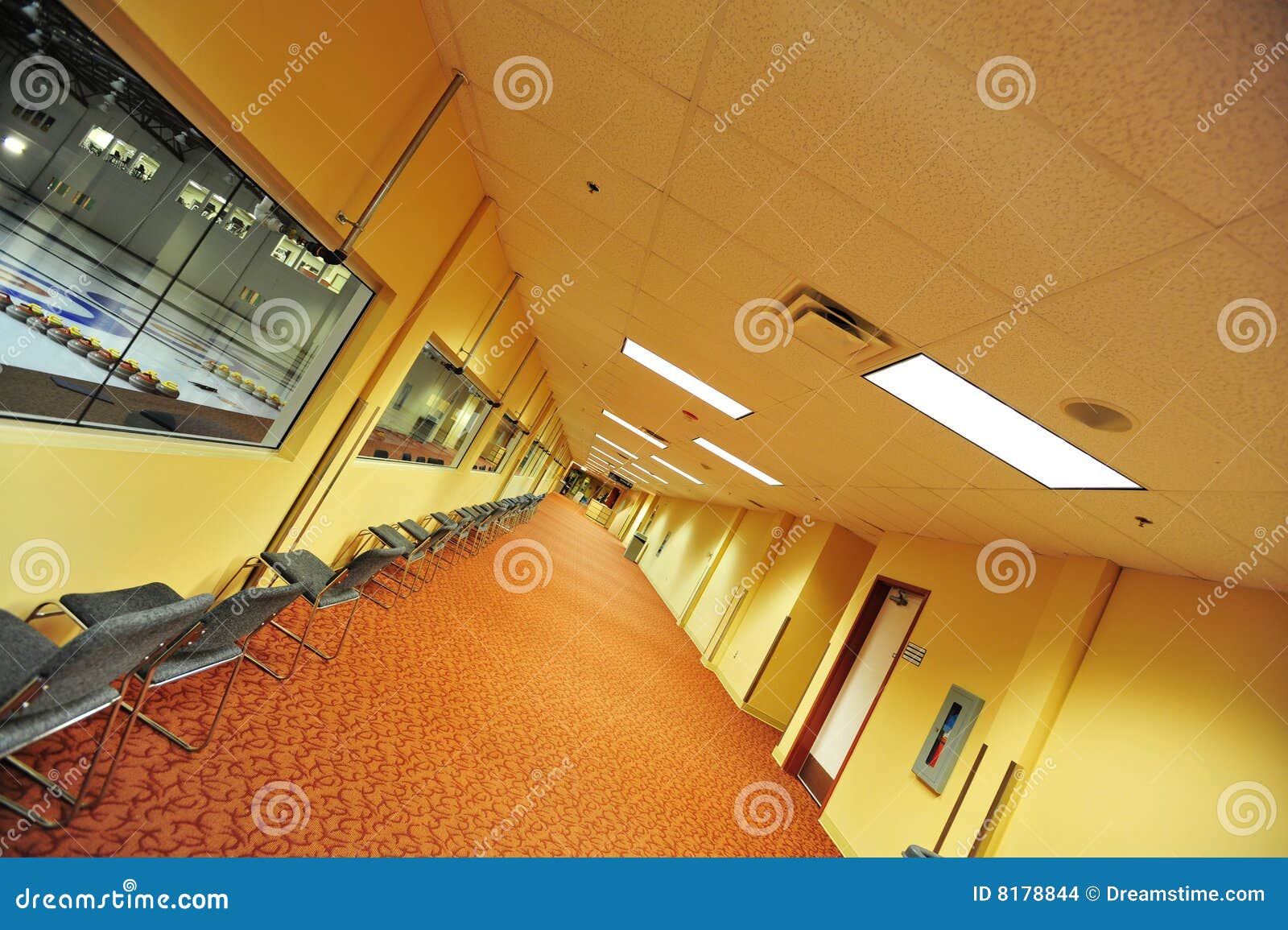 Building corridor stock photo. Image of court, indoor - 8178844