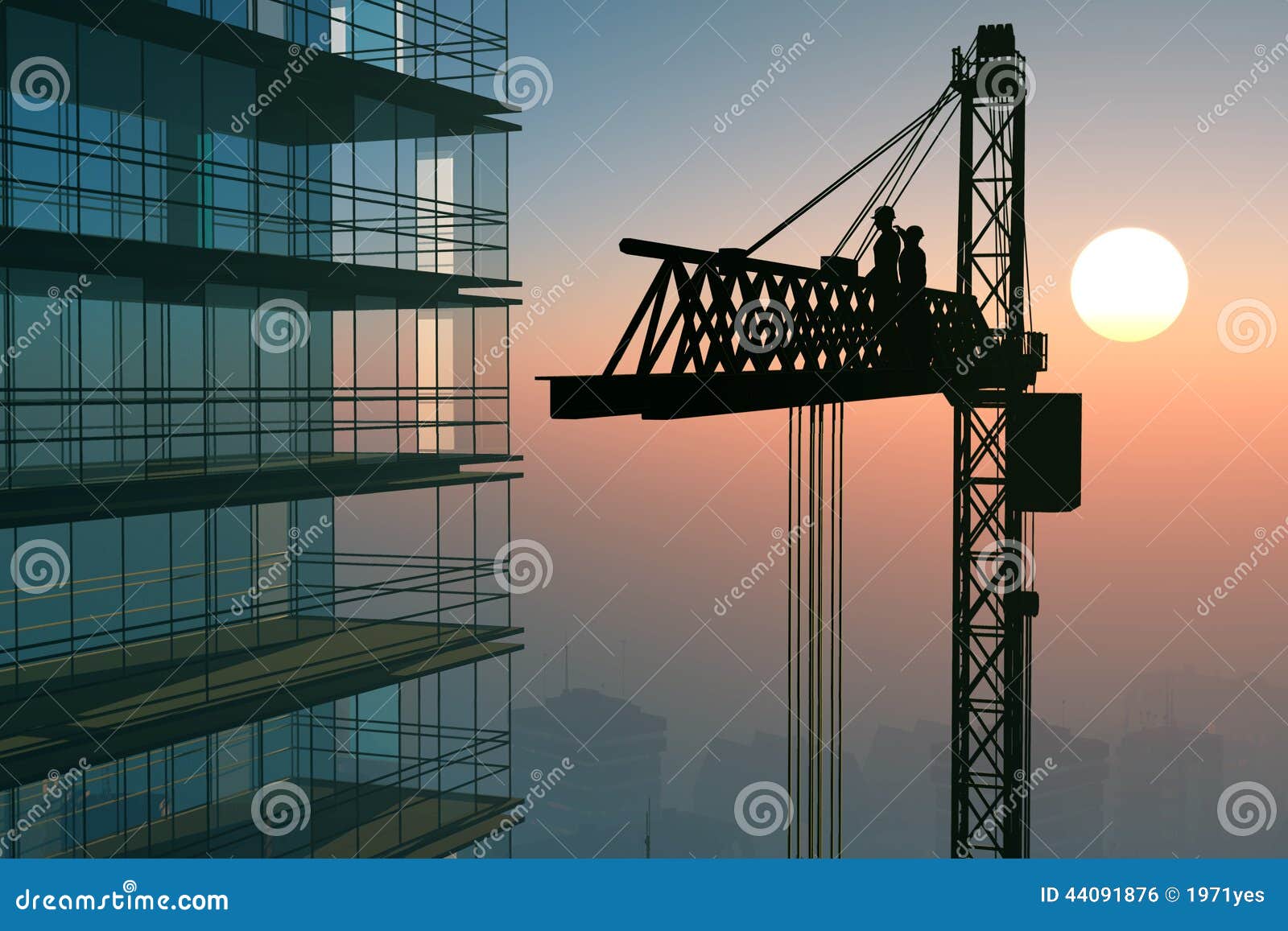 The building crane stock photo. Image of material, team - 44091876