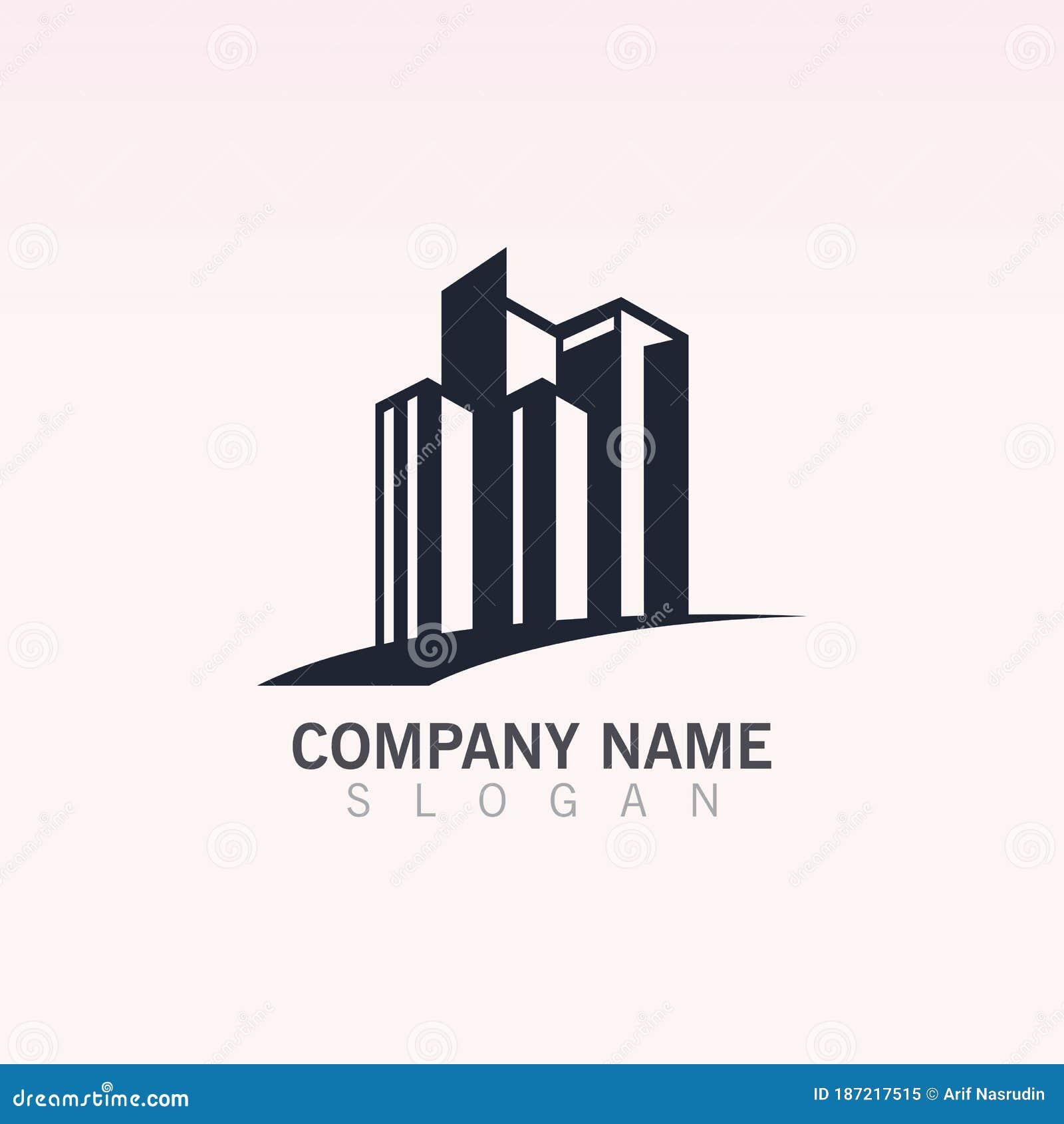 Building Creative Construction Logo Design Vector Template Stock Vector ...
