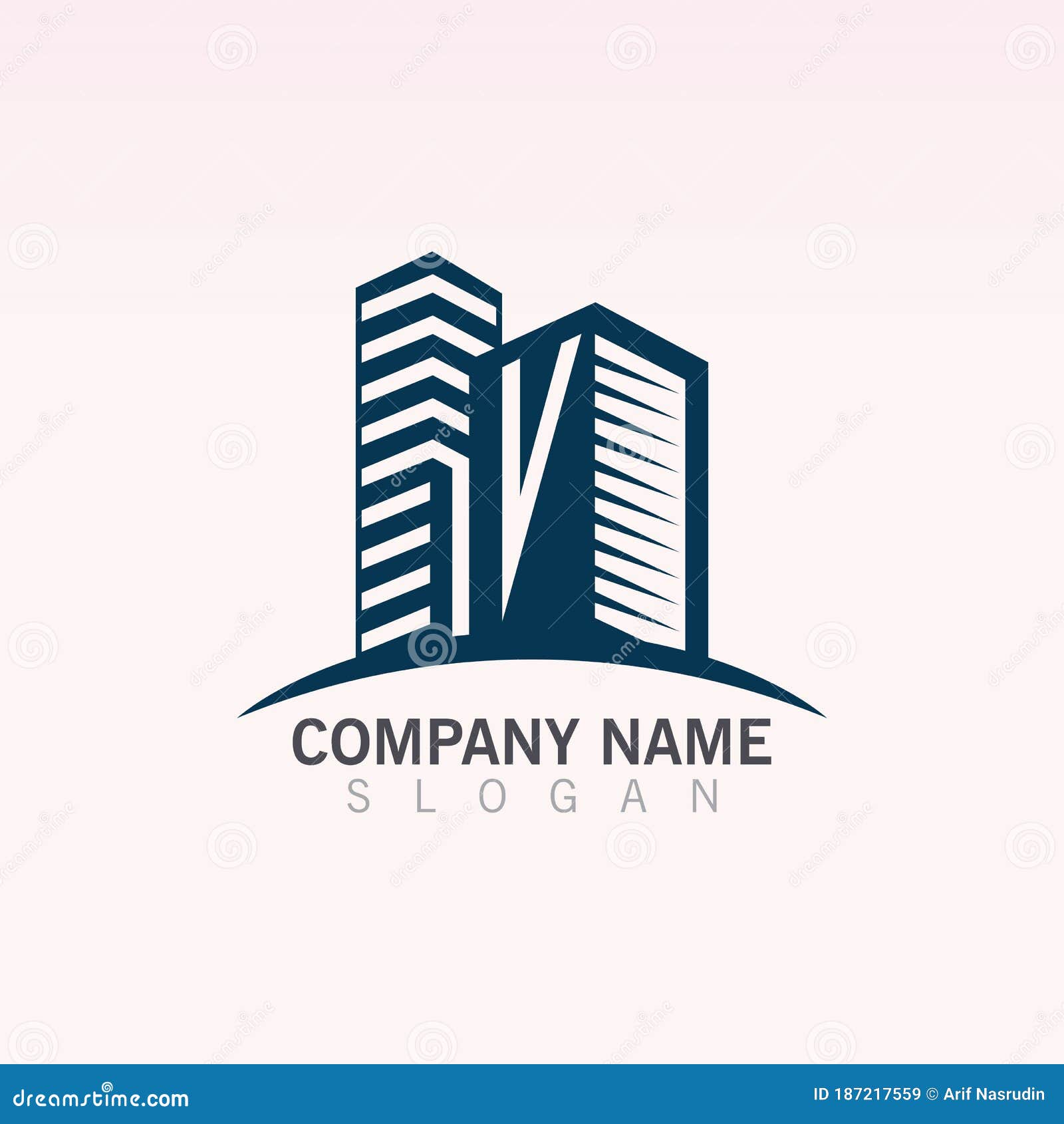 Building Creative Construction Logo Design Vector Template Stock Vector ...