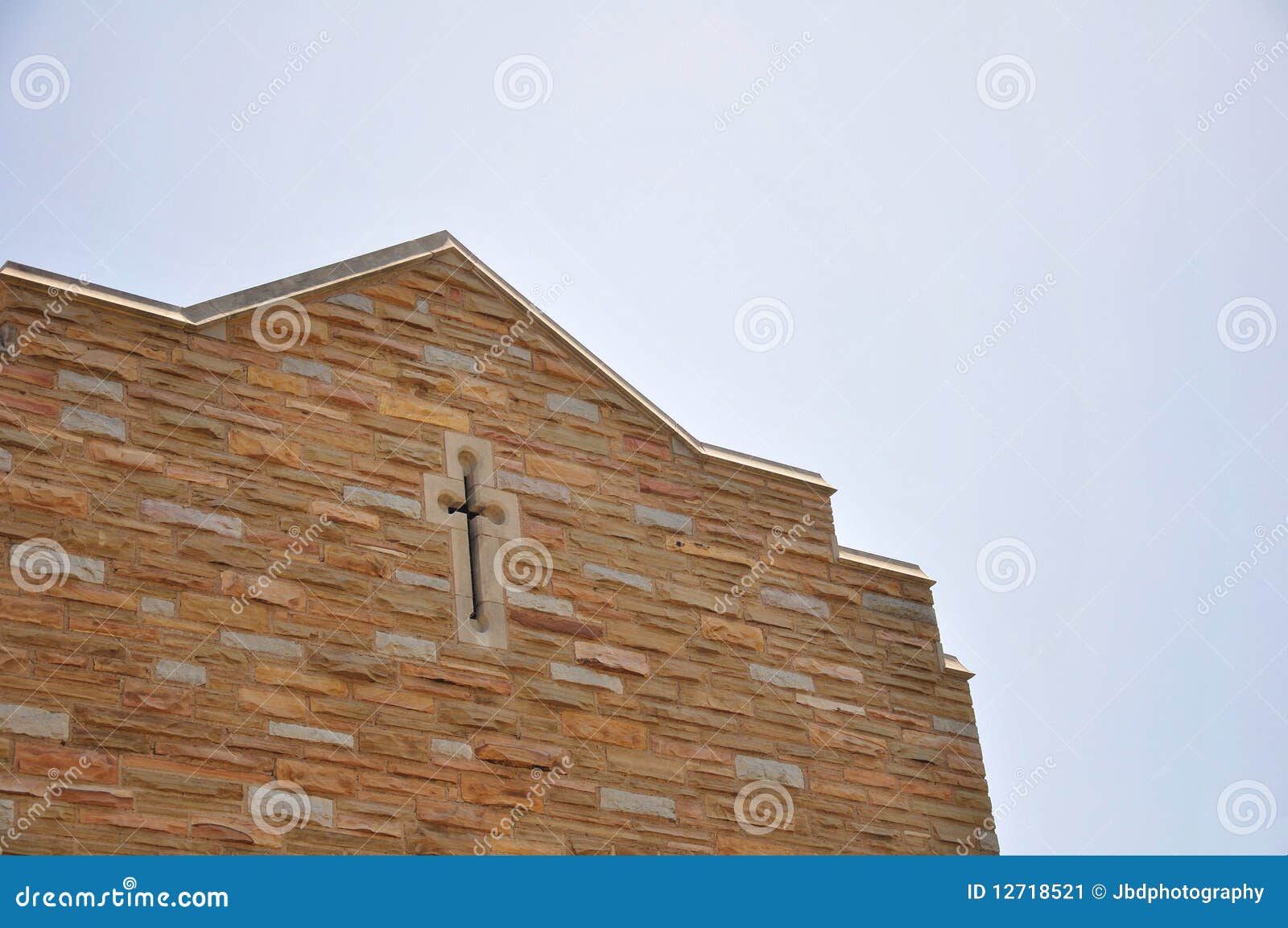 Building cross stock image. Image of tones, reveal, spiritual - 12718521